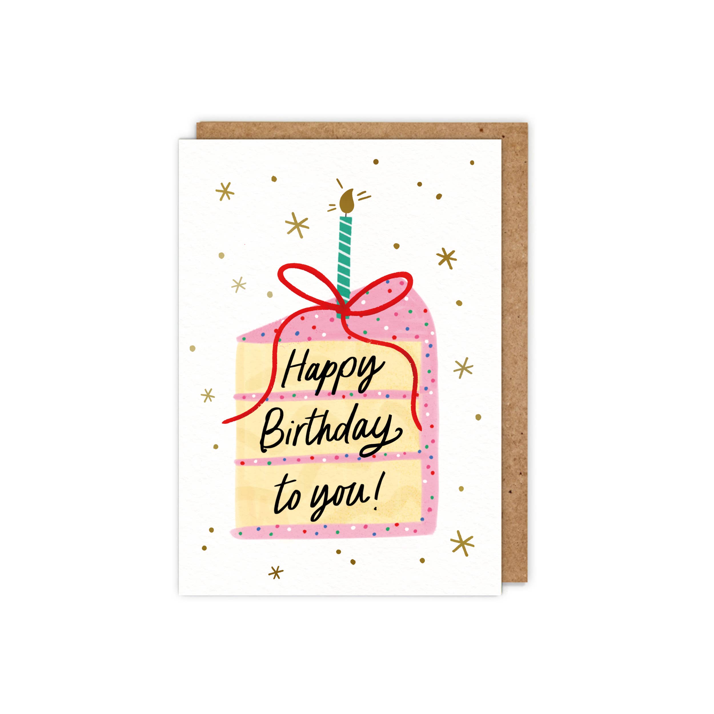 Wholesale Happy Birthday to You! - Gold Foiled cake Birthday Card for ...