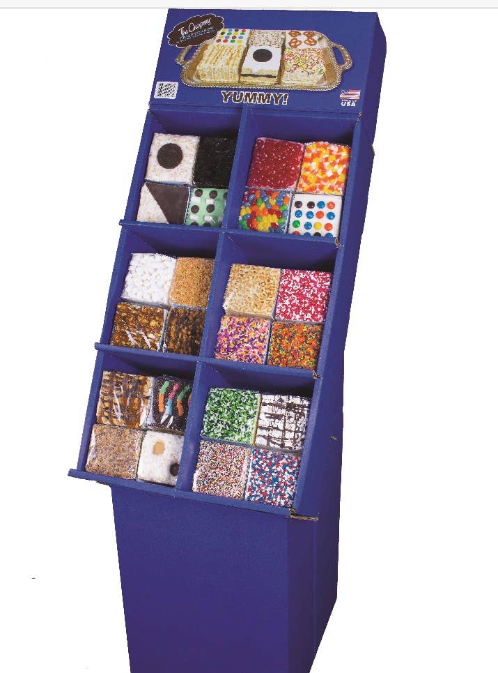 Wholesale Shipper DISPLAY UNIT -HOLDS 96 Crispycakes for your store - Faire