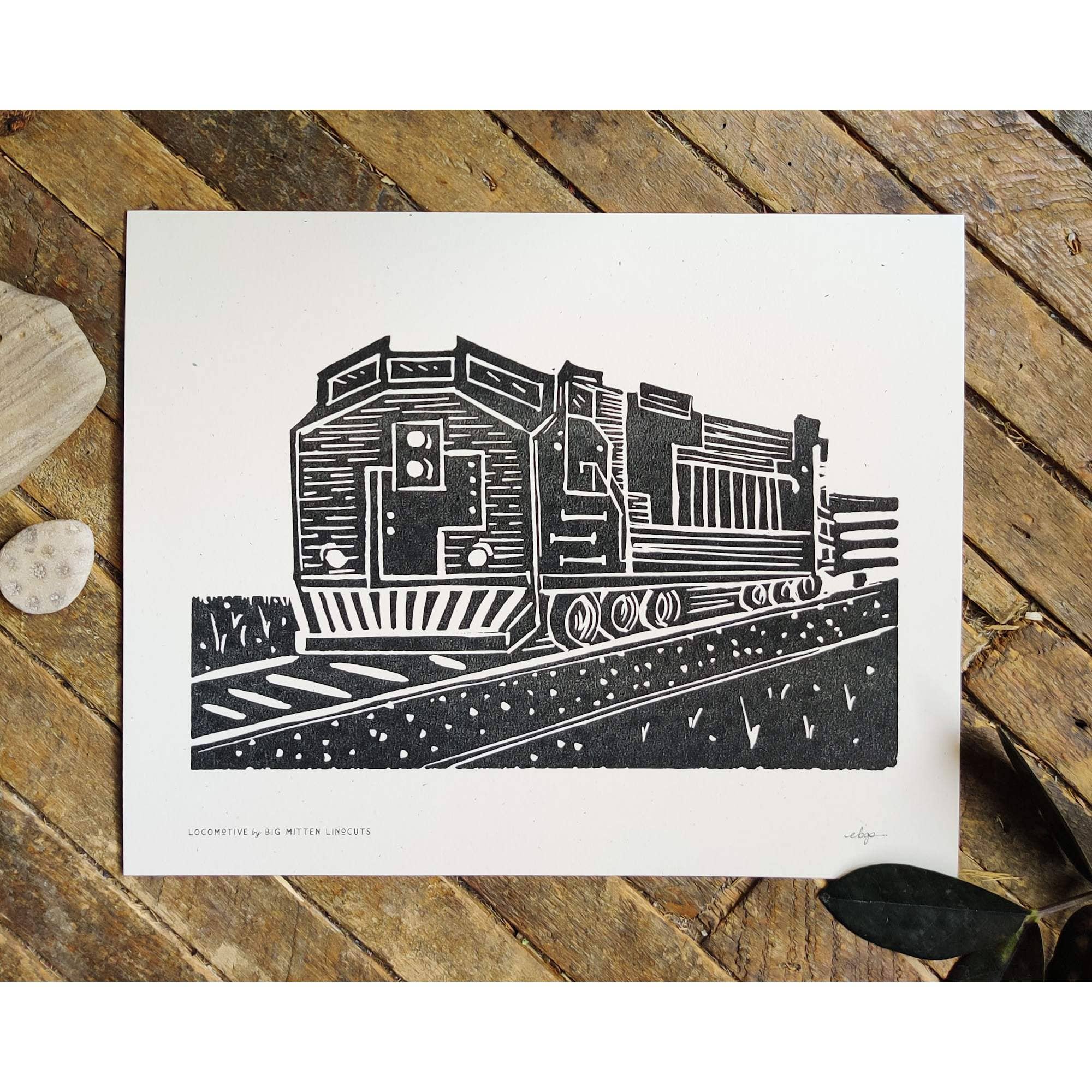 Big Mitten Linocuts wholesale products