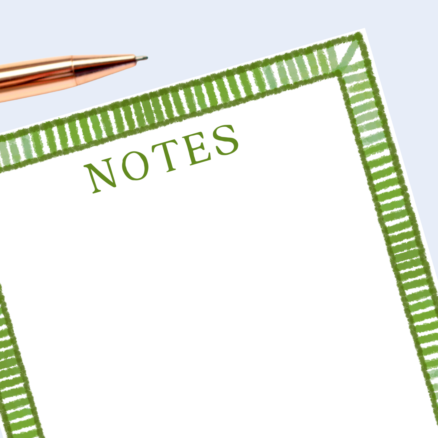 Wholesale Customizable Watercolor Border Square Notepad for your store ...