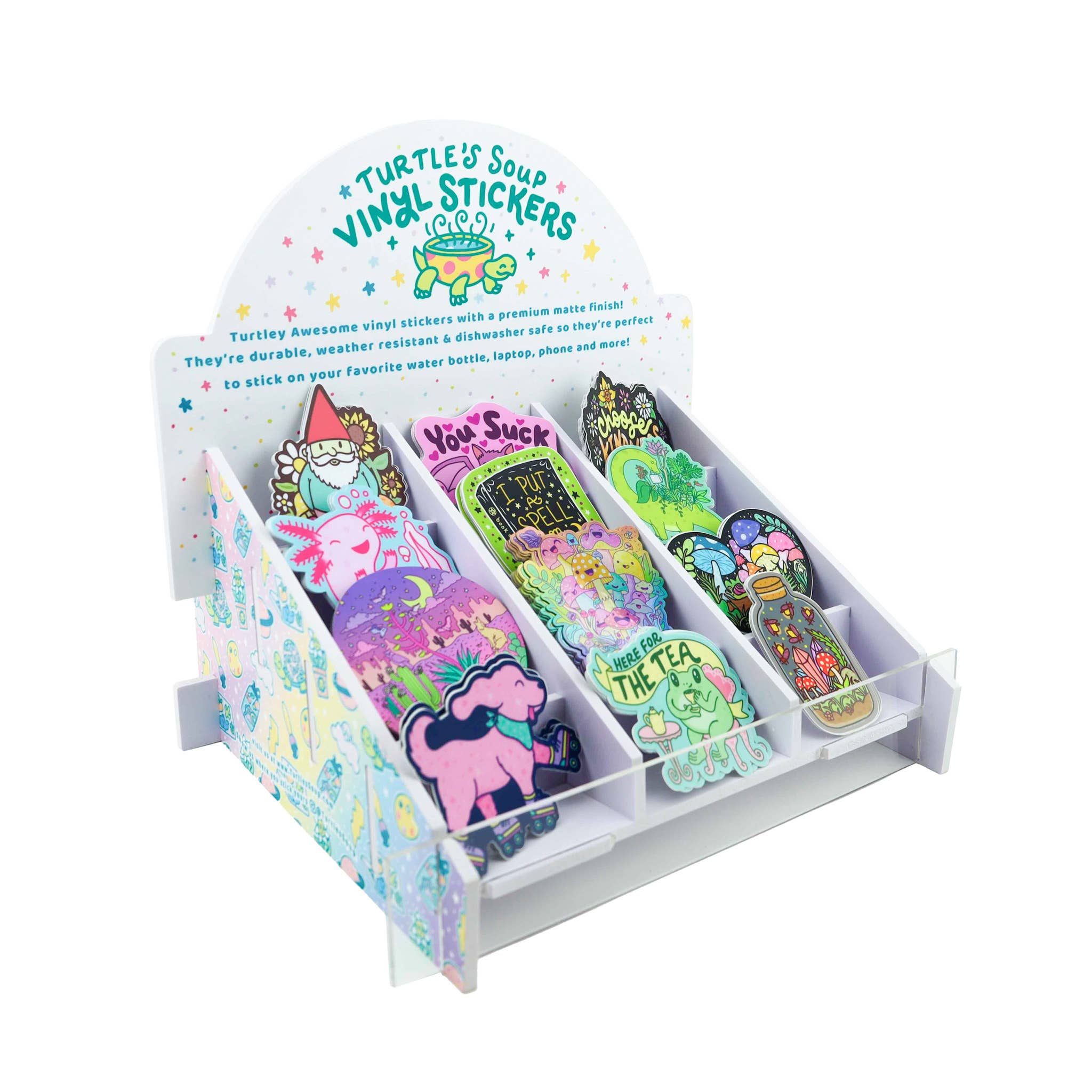 Wholesale rotating sticker display for your store