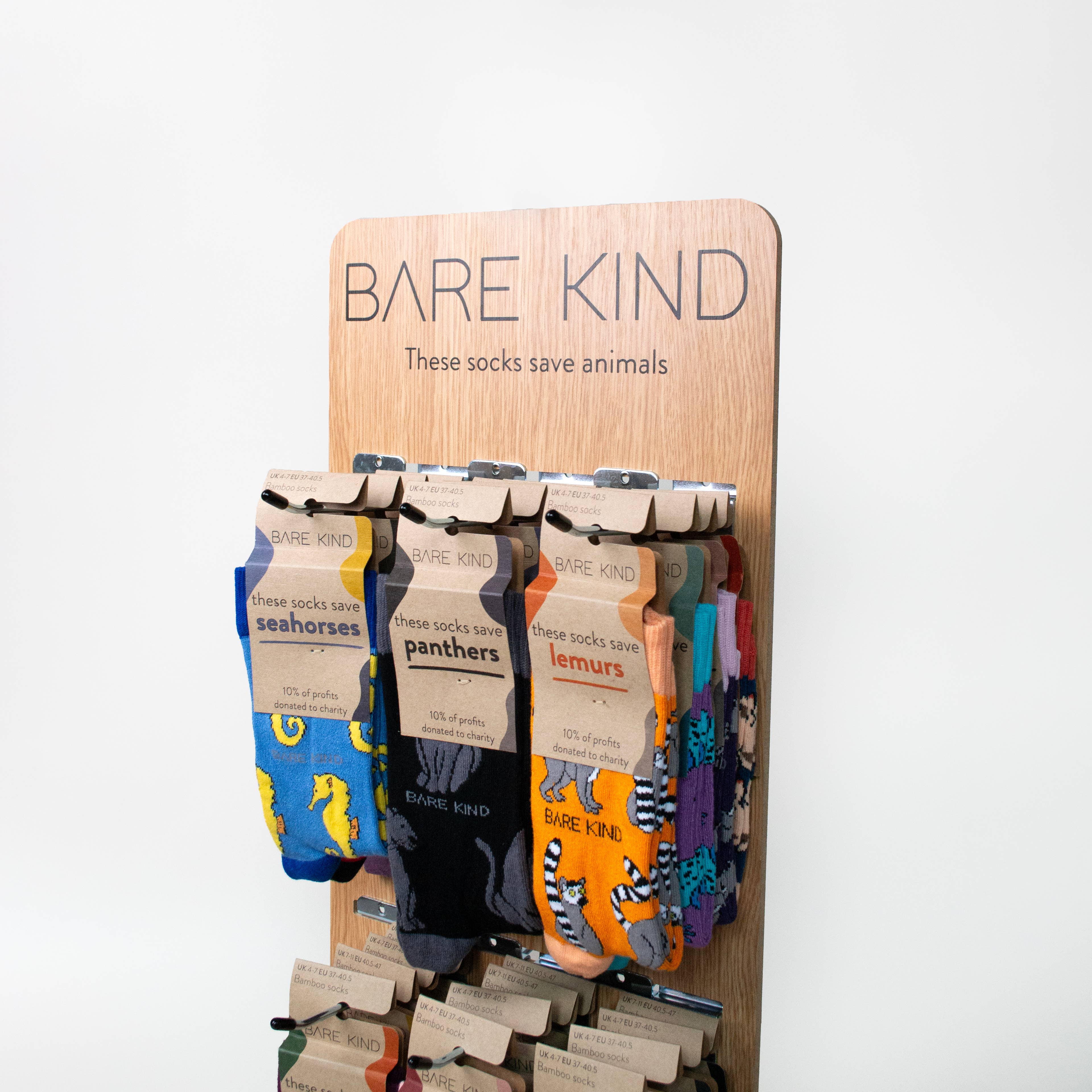 Wholesale Double Sided 84 Pairs Sock Counter Display Unit | POS for ...