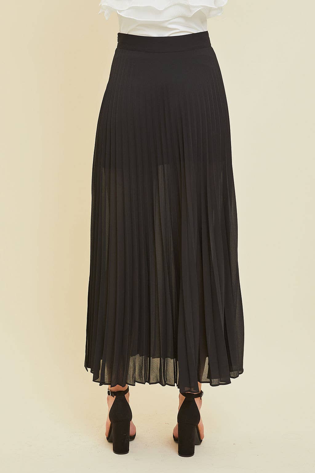 Wholesale [FULL SIZE RUN] LS1002 SEE THROUGH PLEATED SKIRT for your ...