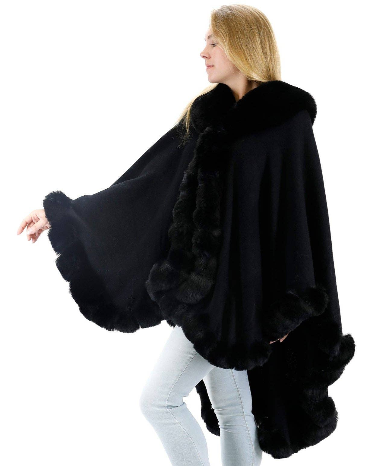 Wholesale Solid Color Fur Shawl SW3719.. (3PC) for your store - Faire