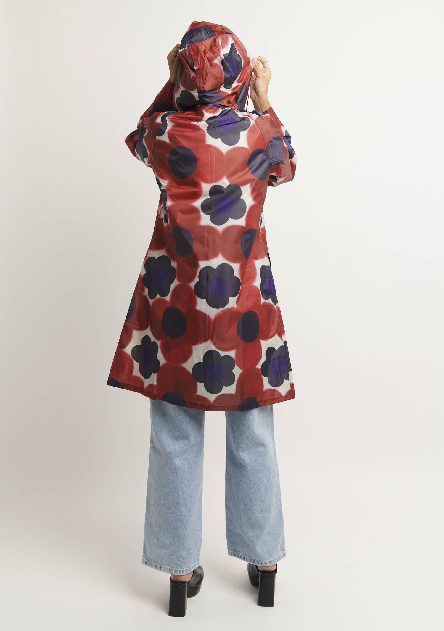 Wholesale Twiggy Floral Pattern Raincoat for your store - Faire