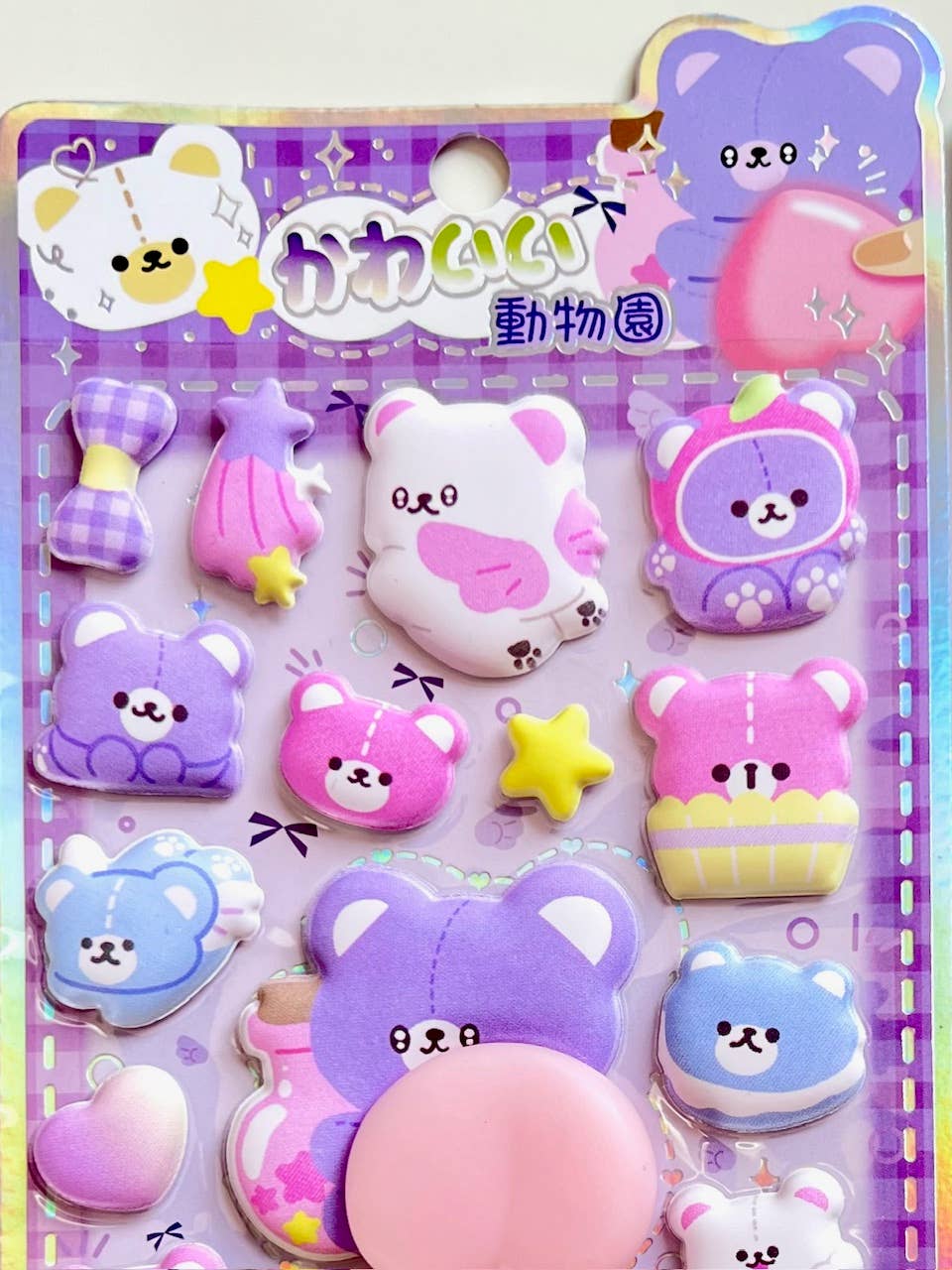 Wholesale 11089 Animal Squishy Butt Stickers-12 for your store - Faire