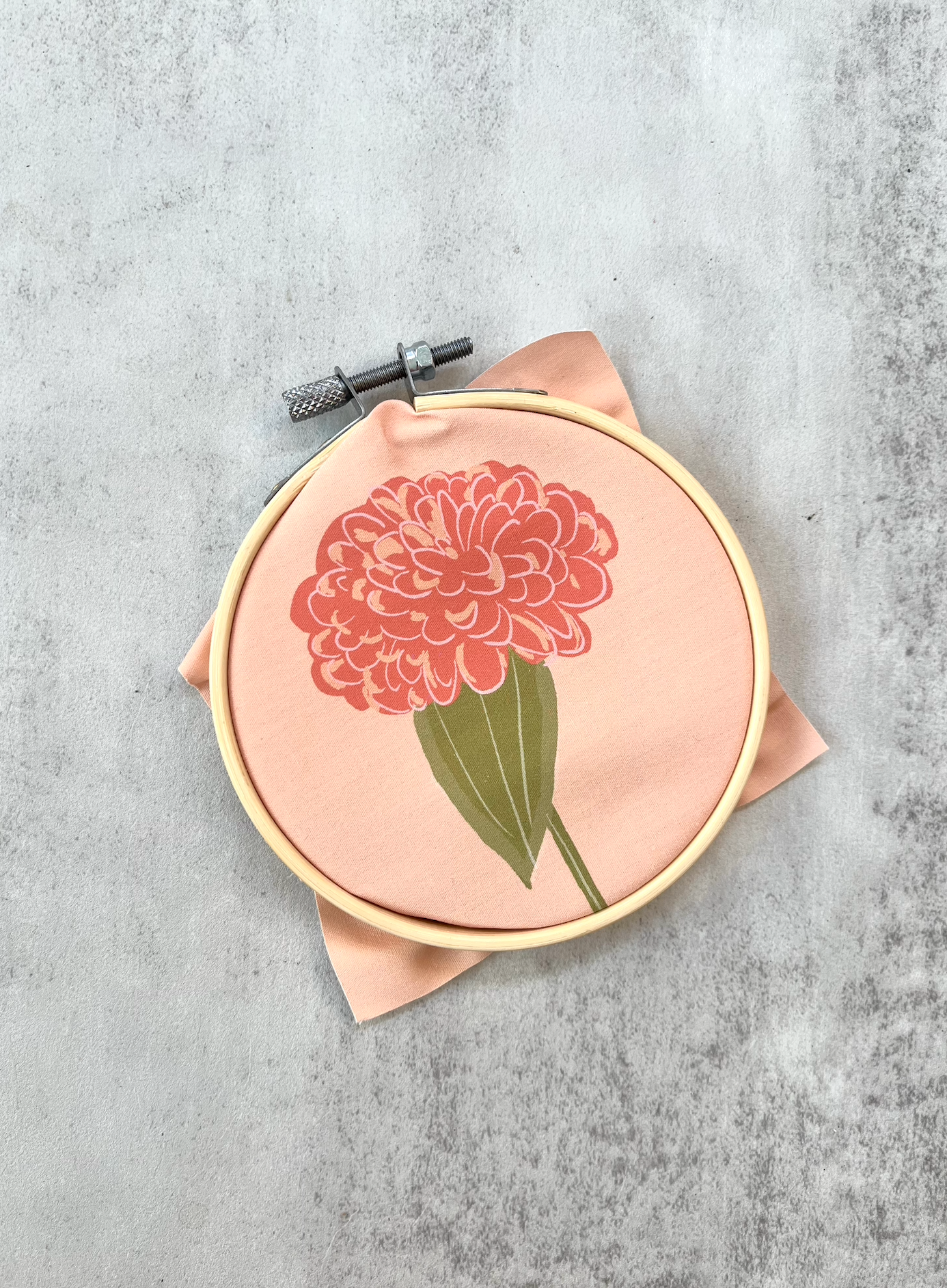 Wholesale Zinnia Floral Embroidery Kit for your store - Faire