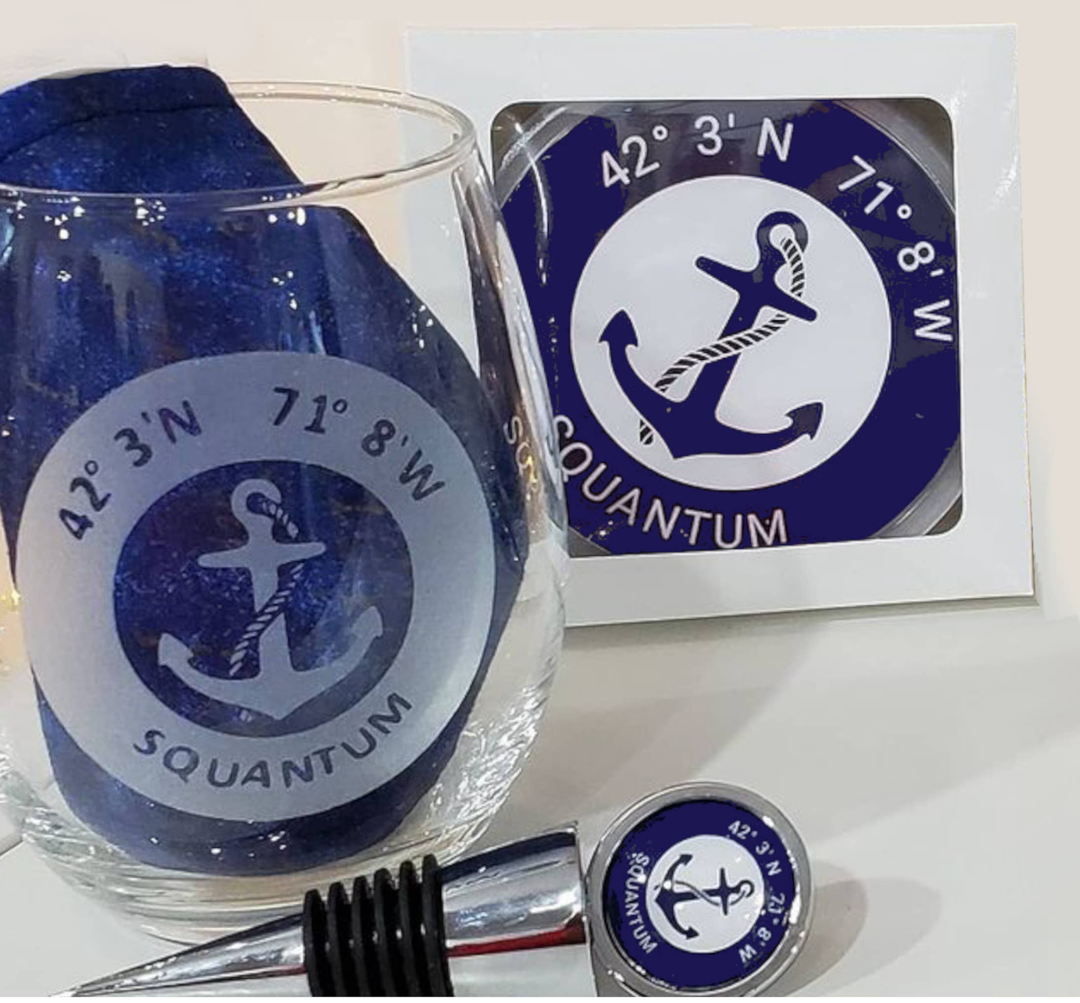 Wholesale Coasters - Anchor Custom Zip Code for your store - Faire