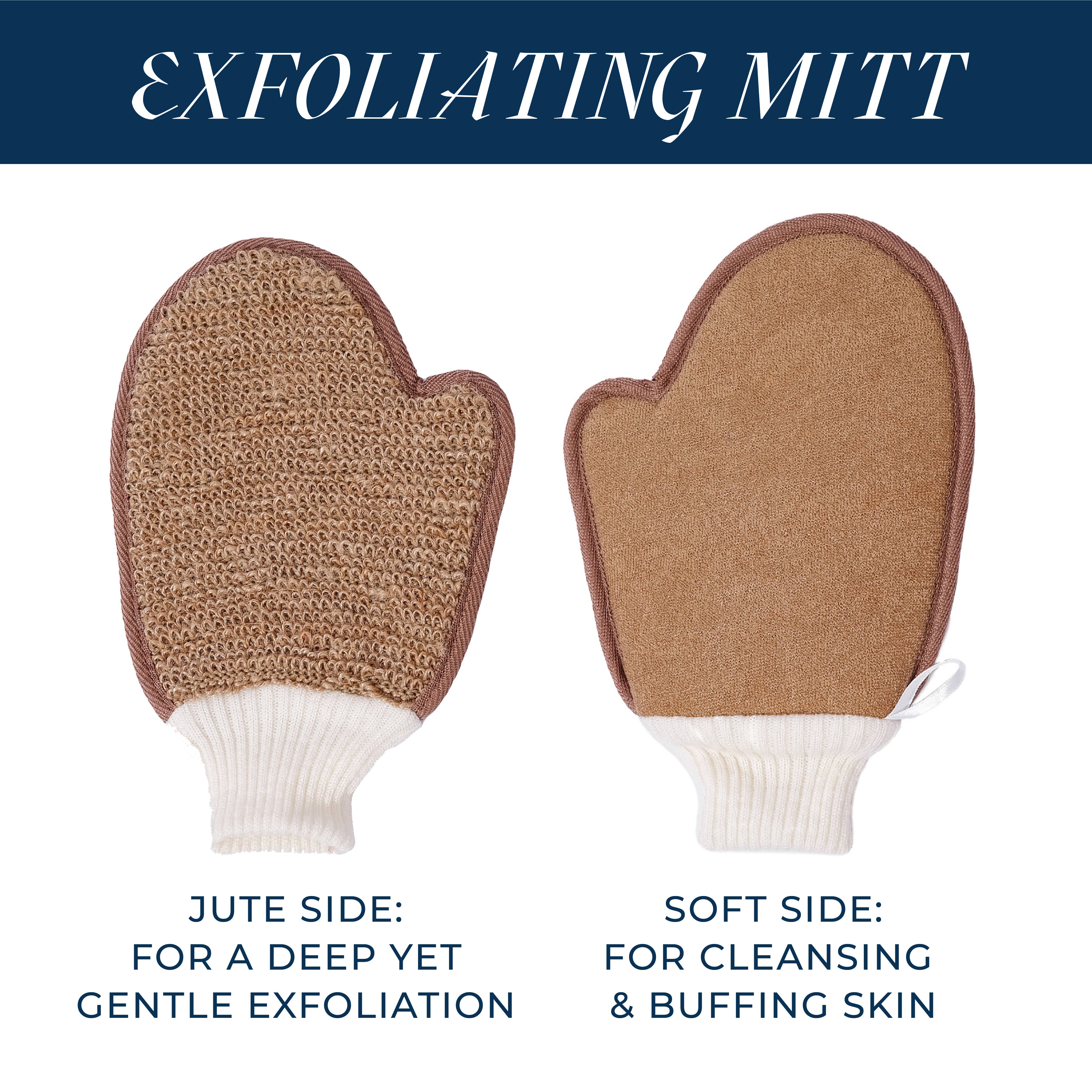 Wholesale Natural Jute Body Mitt for your store - Faire