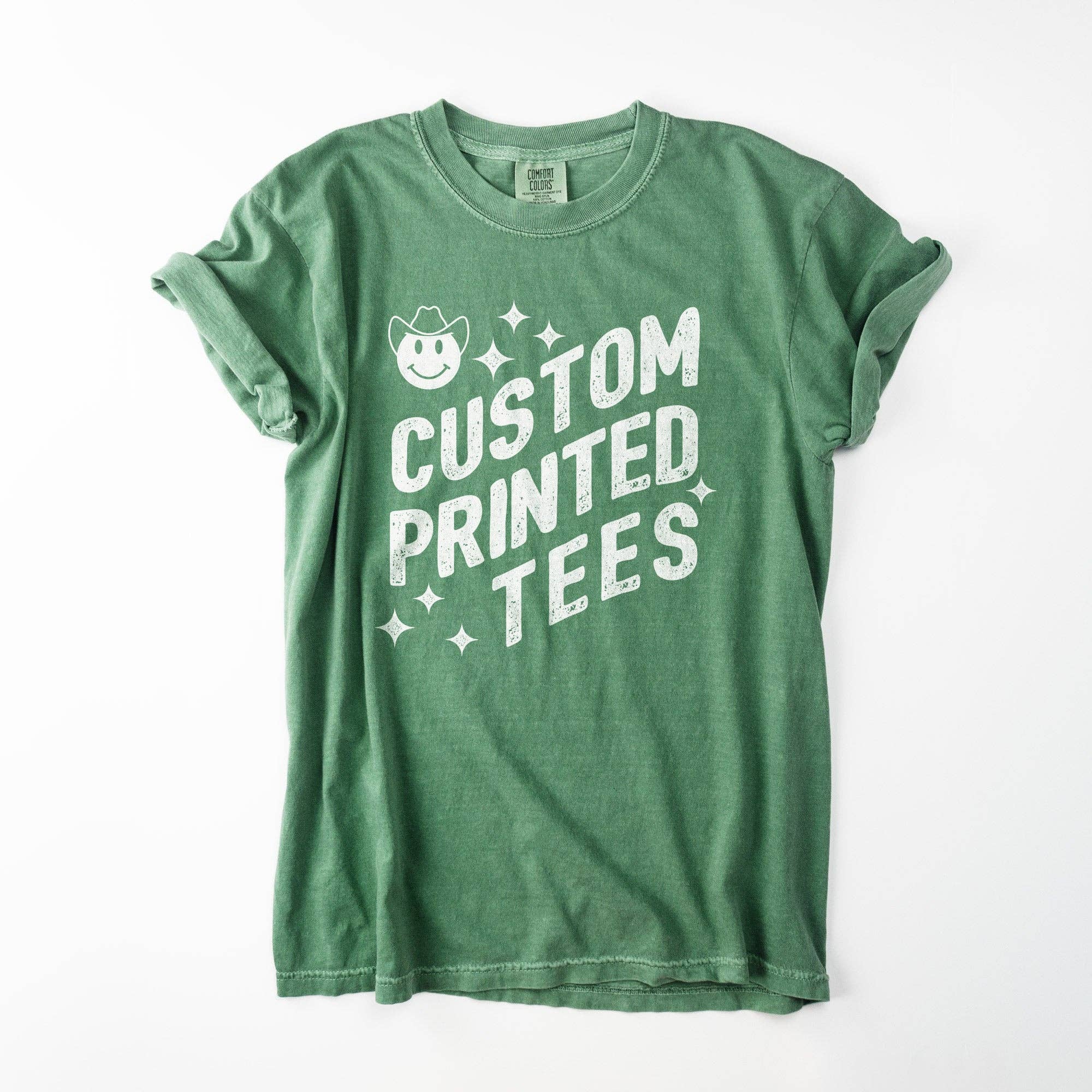 Wholesale One Side Custom Printed Comfort Color Tees for your store - Faire