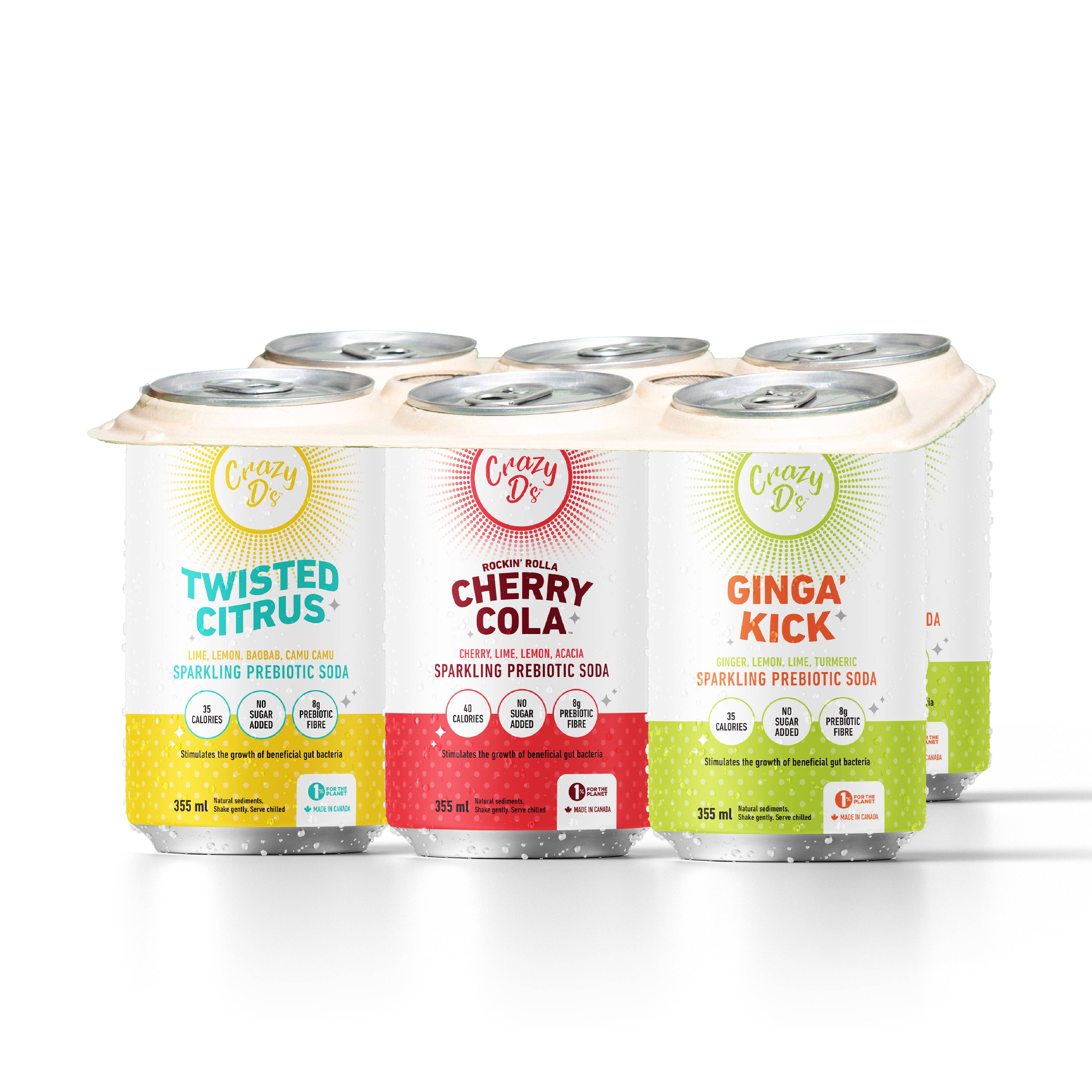 Crazy D's Sparkling Prebiotic Soda Wholesale Products | Buy with Free ...