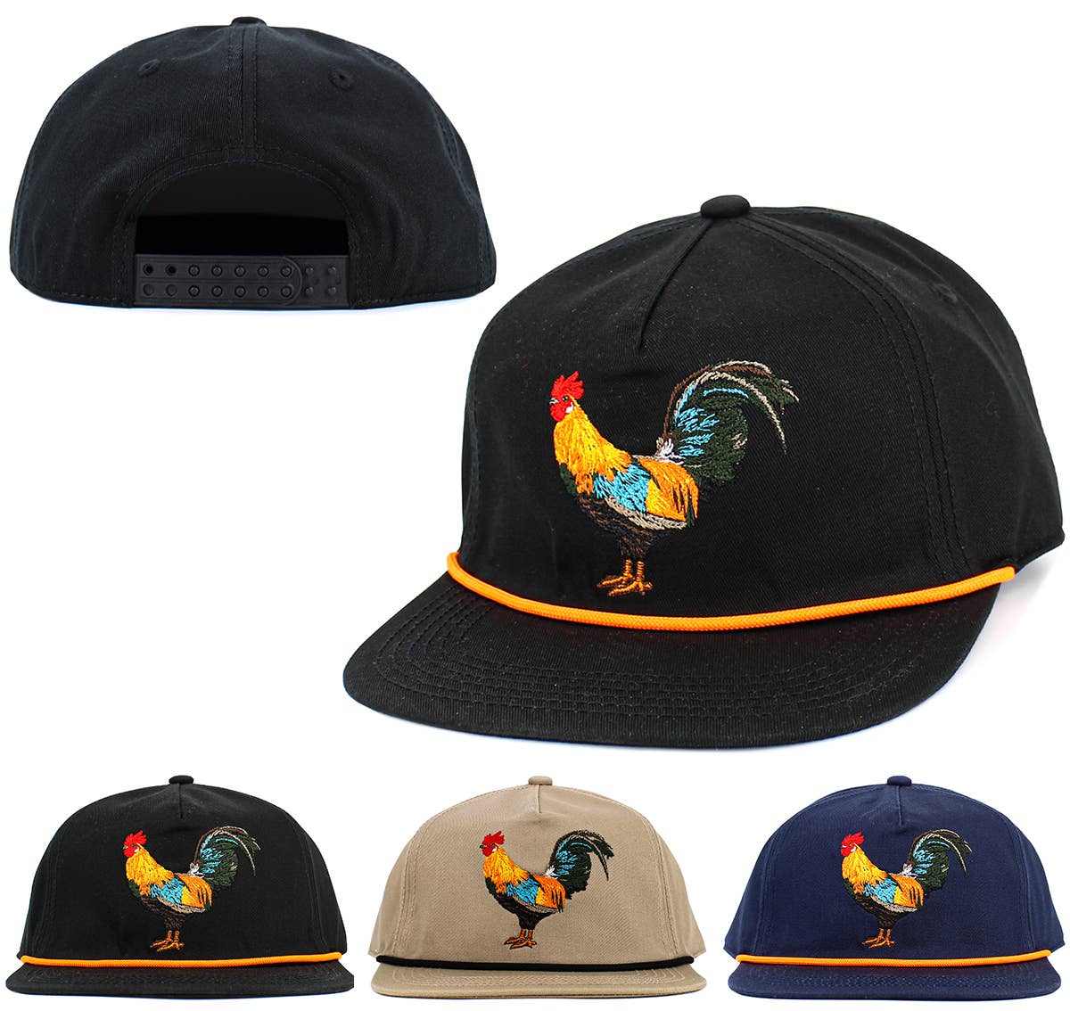 Wholesale Rooster Rope Vintage Ballcap for your store - Faire