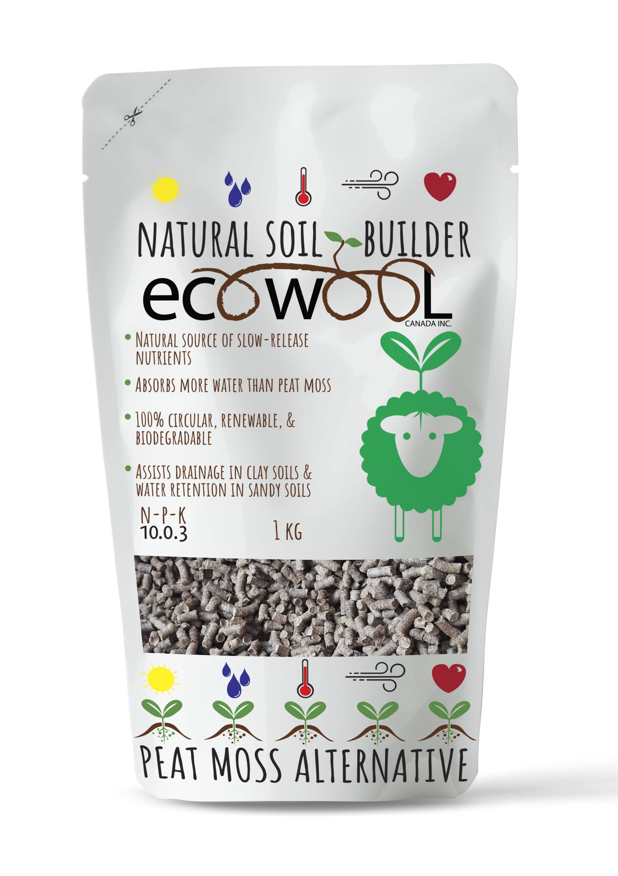 Wholesale 100% wool pellets for soil health for your store - Faire