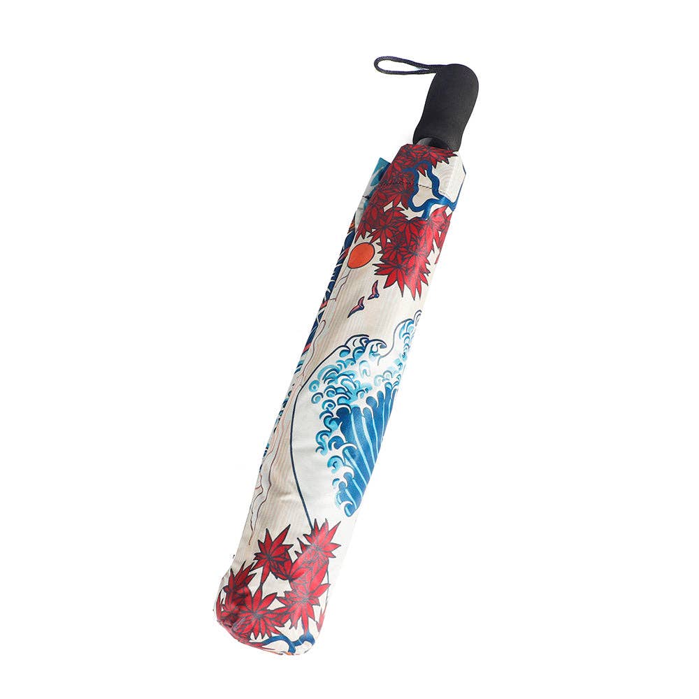 Wholesale 40"W Autumn Wave Folding Umbrella (1/50) for your store - Faire