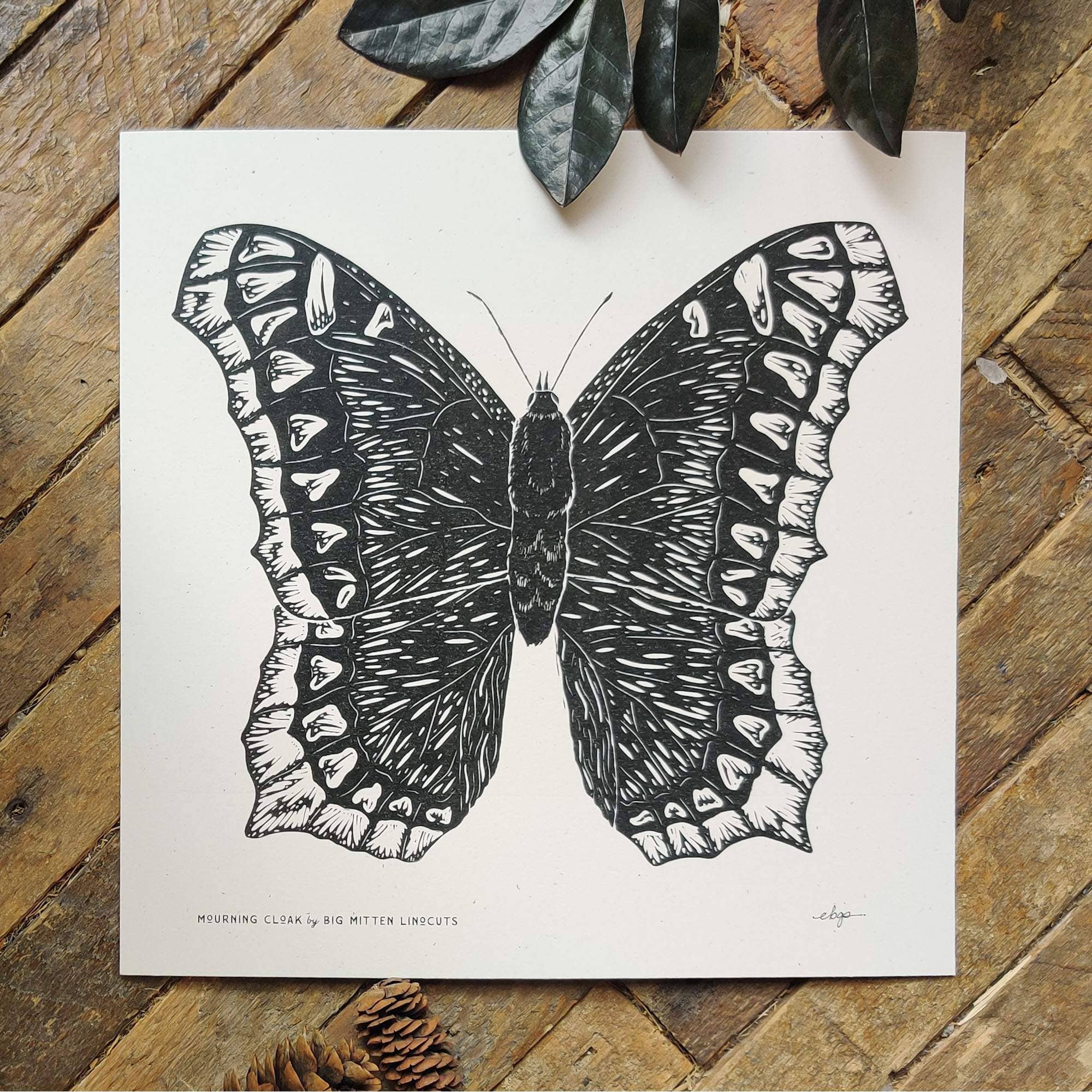 Big Mitten Linocuts wholesale products