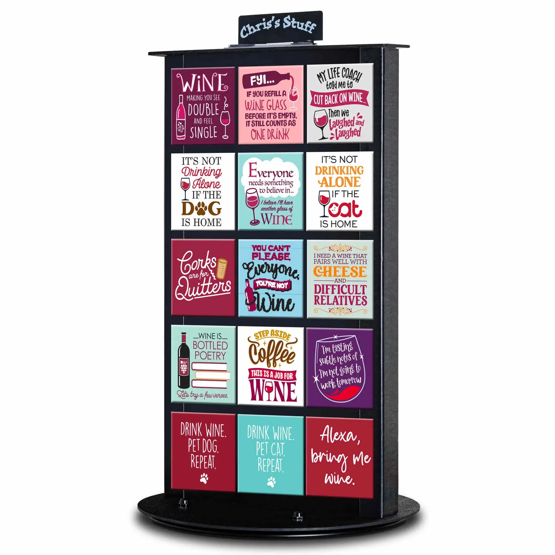 Wholesale rotating sticker display for your store