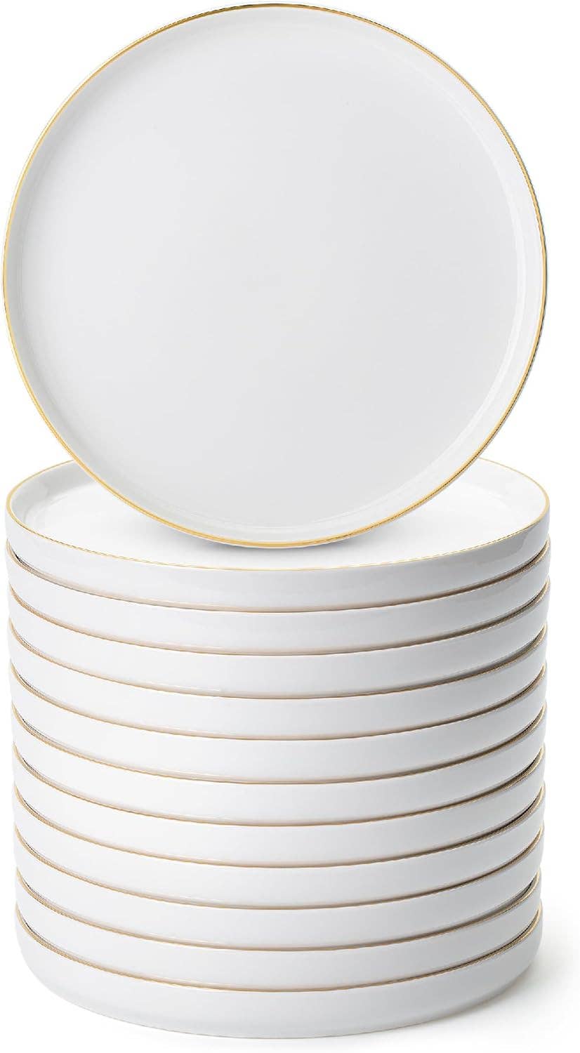 Wholesale BTaT White Dessert Plates Set of 12, 8" Appetizer Plates for ...