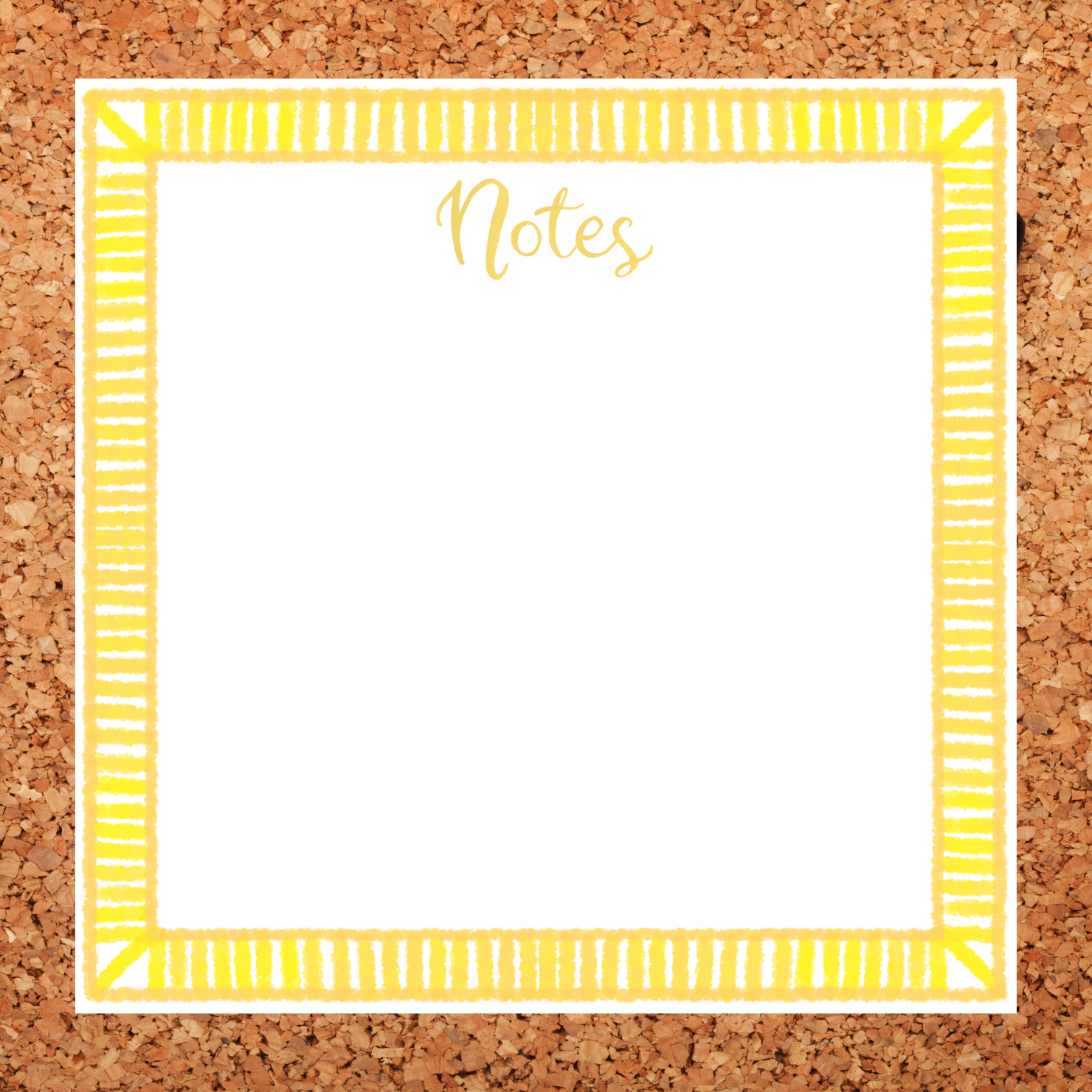 Wholesale Customizable Watercolor Border Square Notepad for your store ...