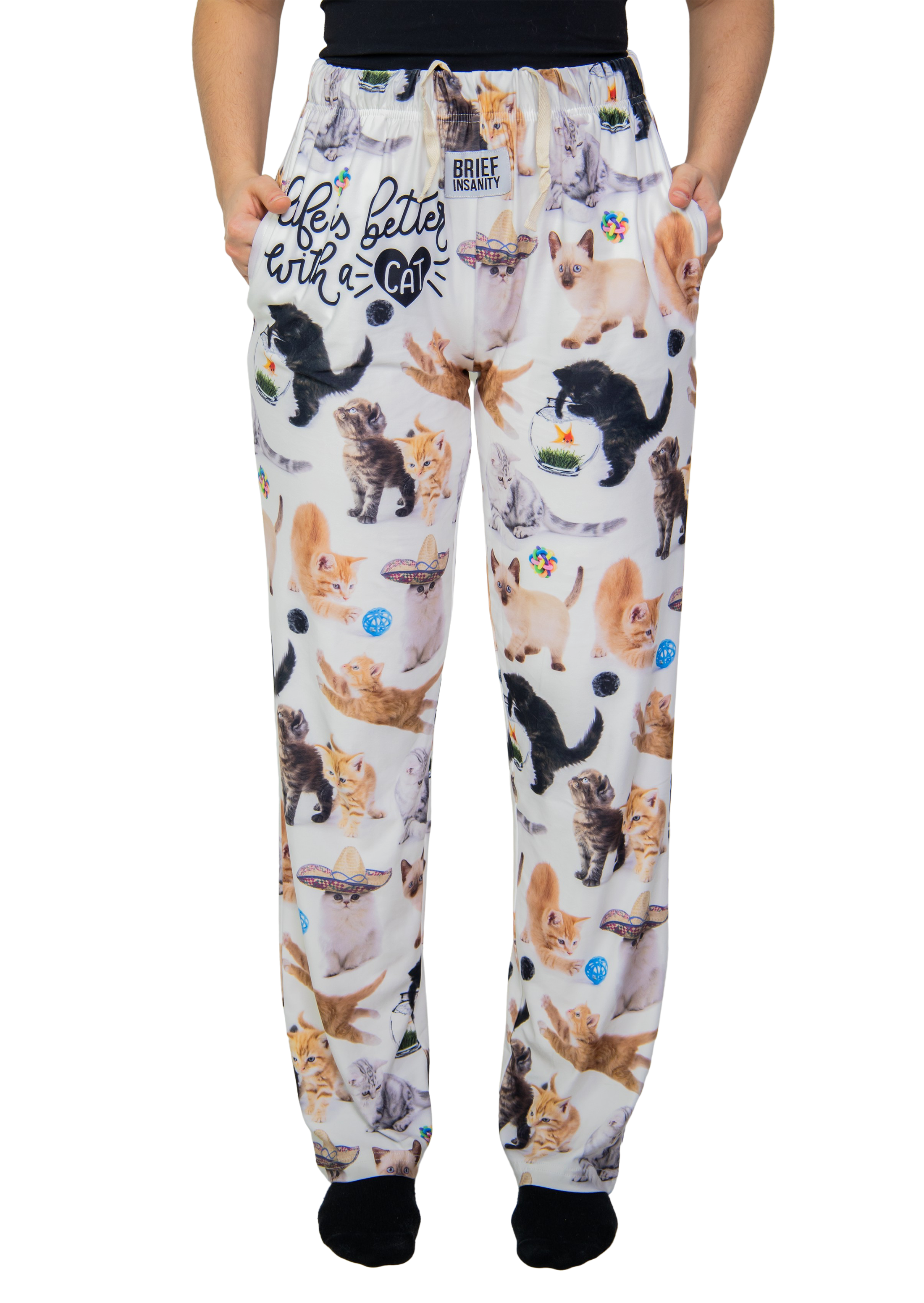 Wholesale Life Is Better With A Cat Lounge Pants for your store - Faire