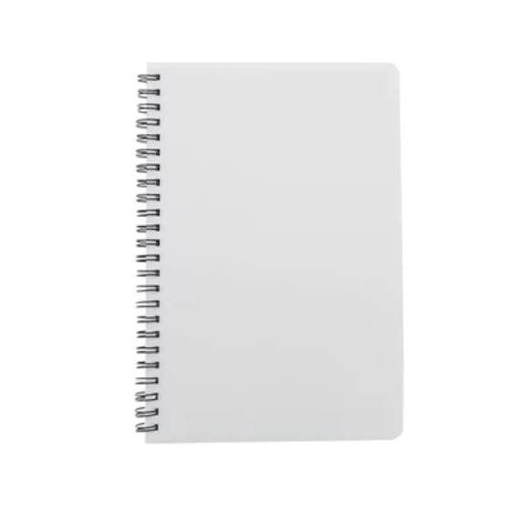 Wholesale White Plastic Cover Sublimation Note Book A5 & A6 - WS for ...