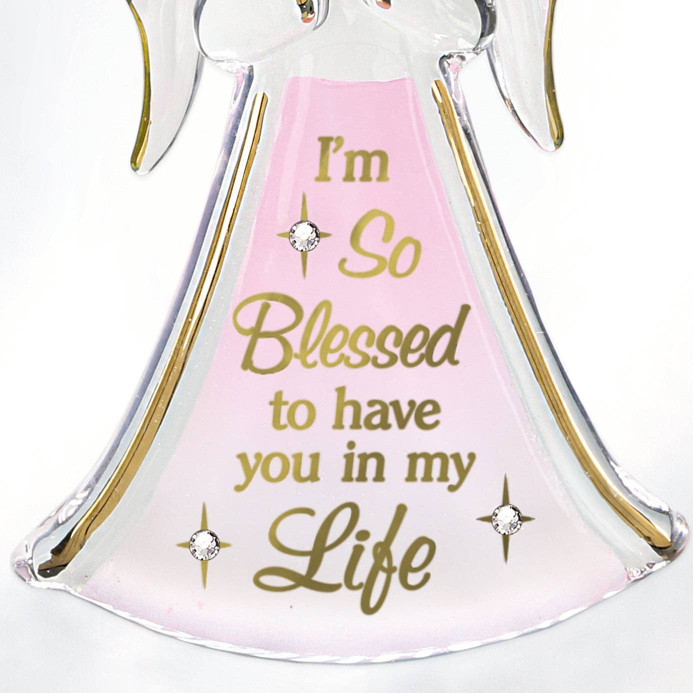 Wholesale Angel "I'm Blessed" Ornament for your store - Faire