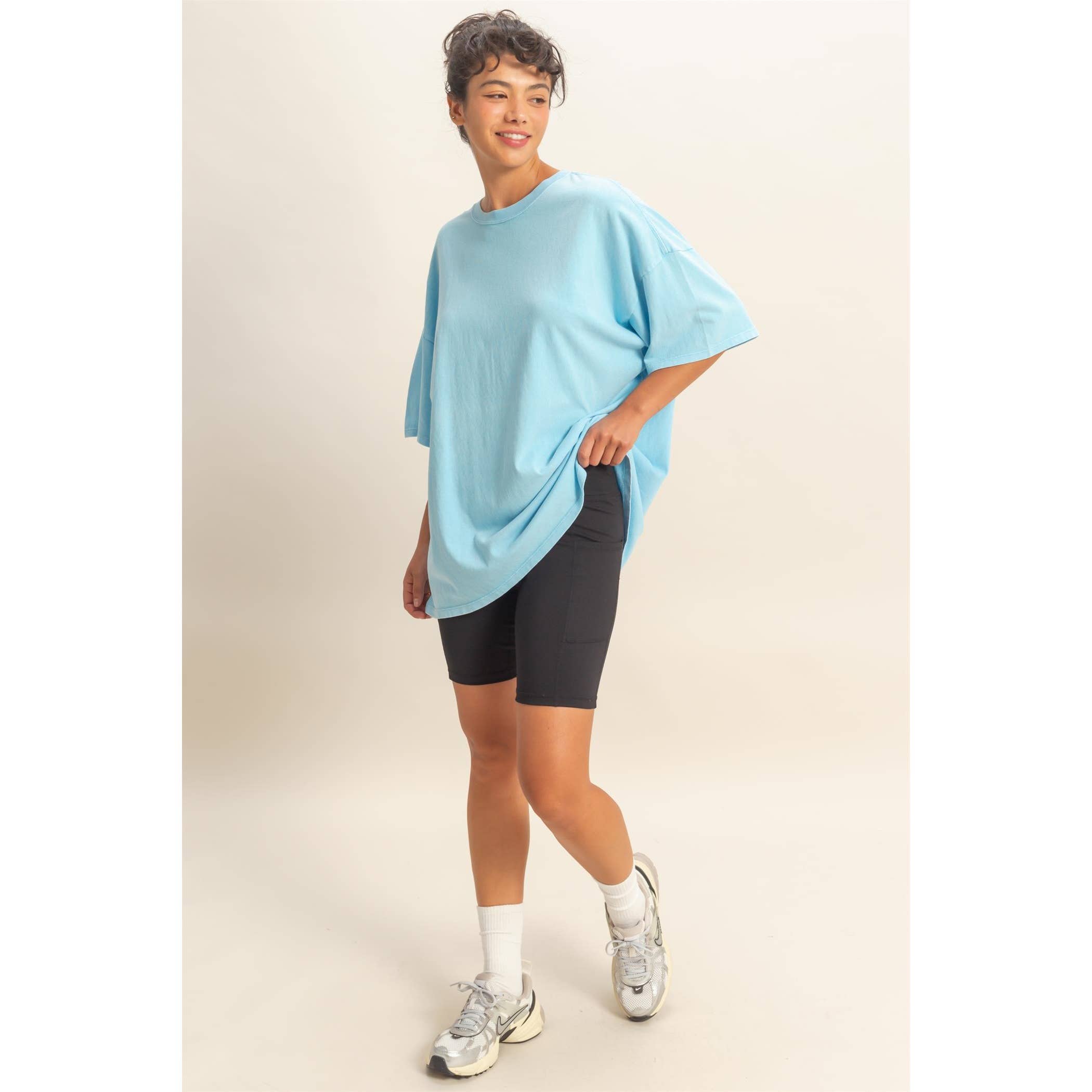 Wholesale Oversized Mineral Wash T-Shirt for your store - Faire