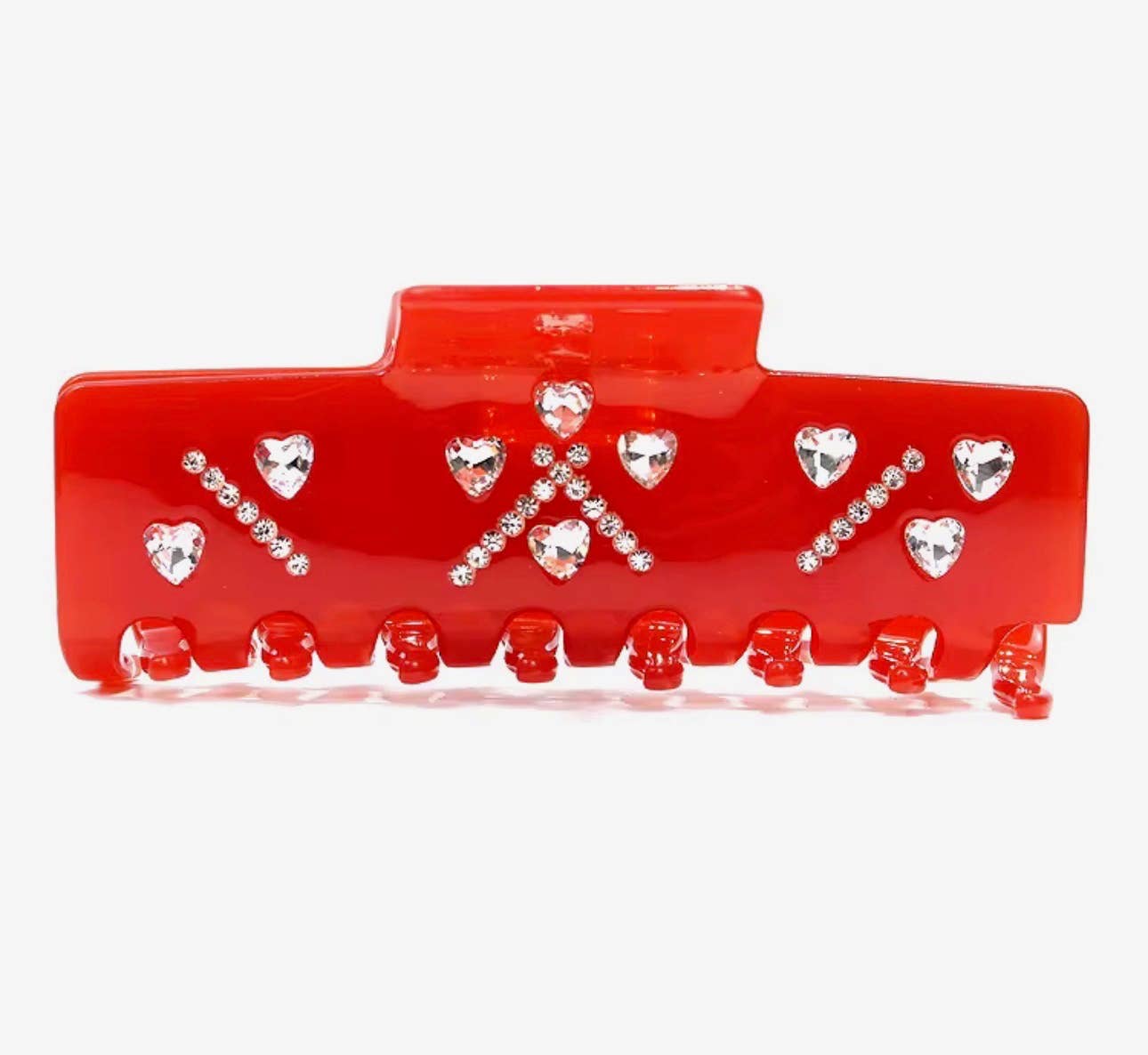 Wholesale STUDDED LOVESTRUCK RECTANGLE CLAW HAIR CLIP for your store ...