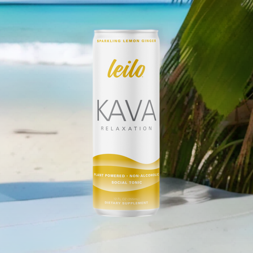 Wholesale Sparkling Lemon Ginger - Leilo Calm in a Can Kava Drink for ...