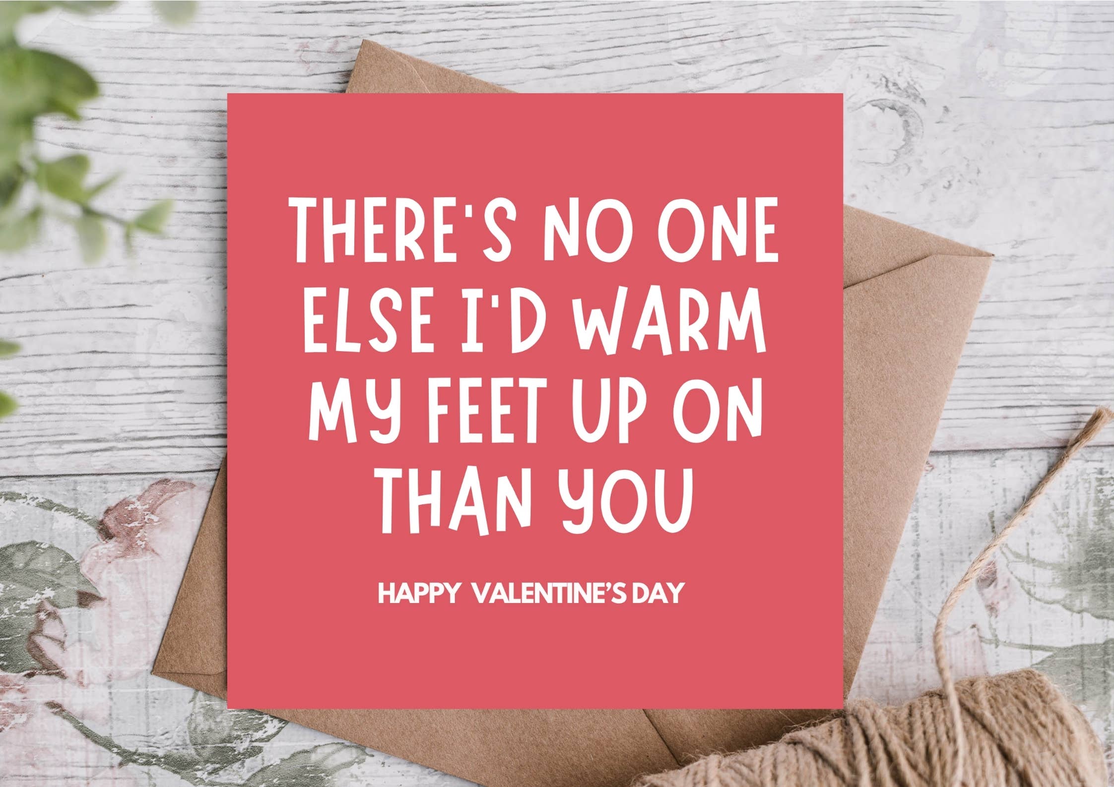 Wholesale Warm Feet Funny Valentine’s Day Card for your store - Faire