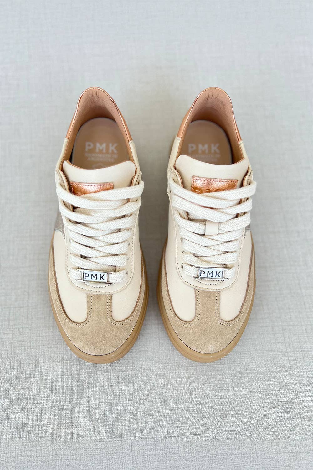 Wholesale Ready to Ship - Novalis - Beige - Cow Leather Sneakers for ...