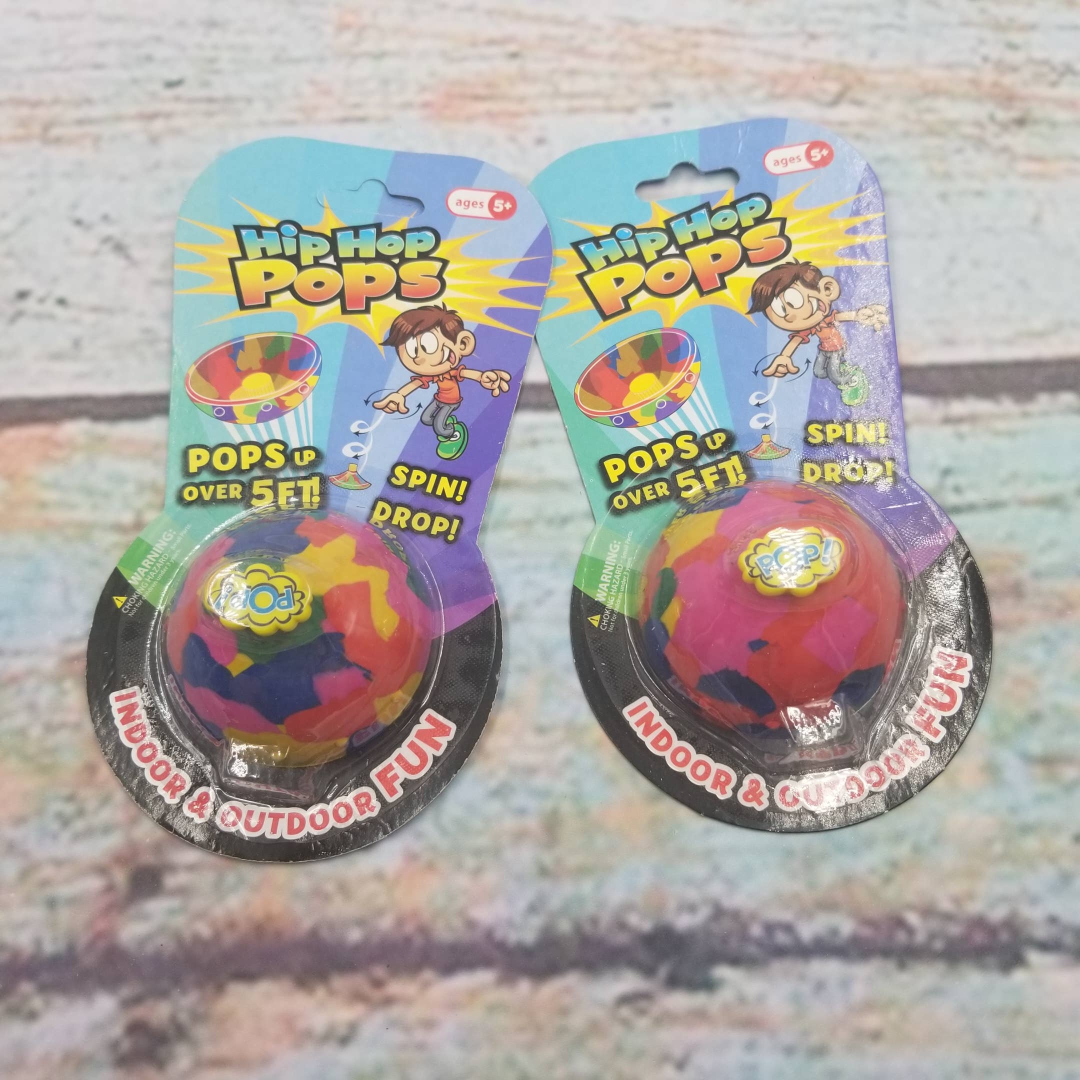 Wholesale Hip Hop Pops Bouncing Ball Toy for your store - Faire