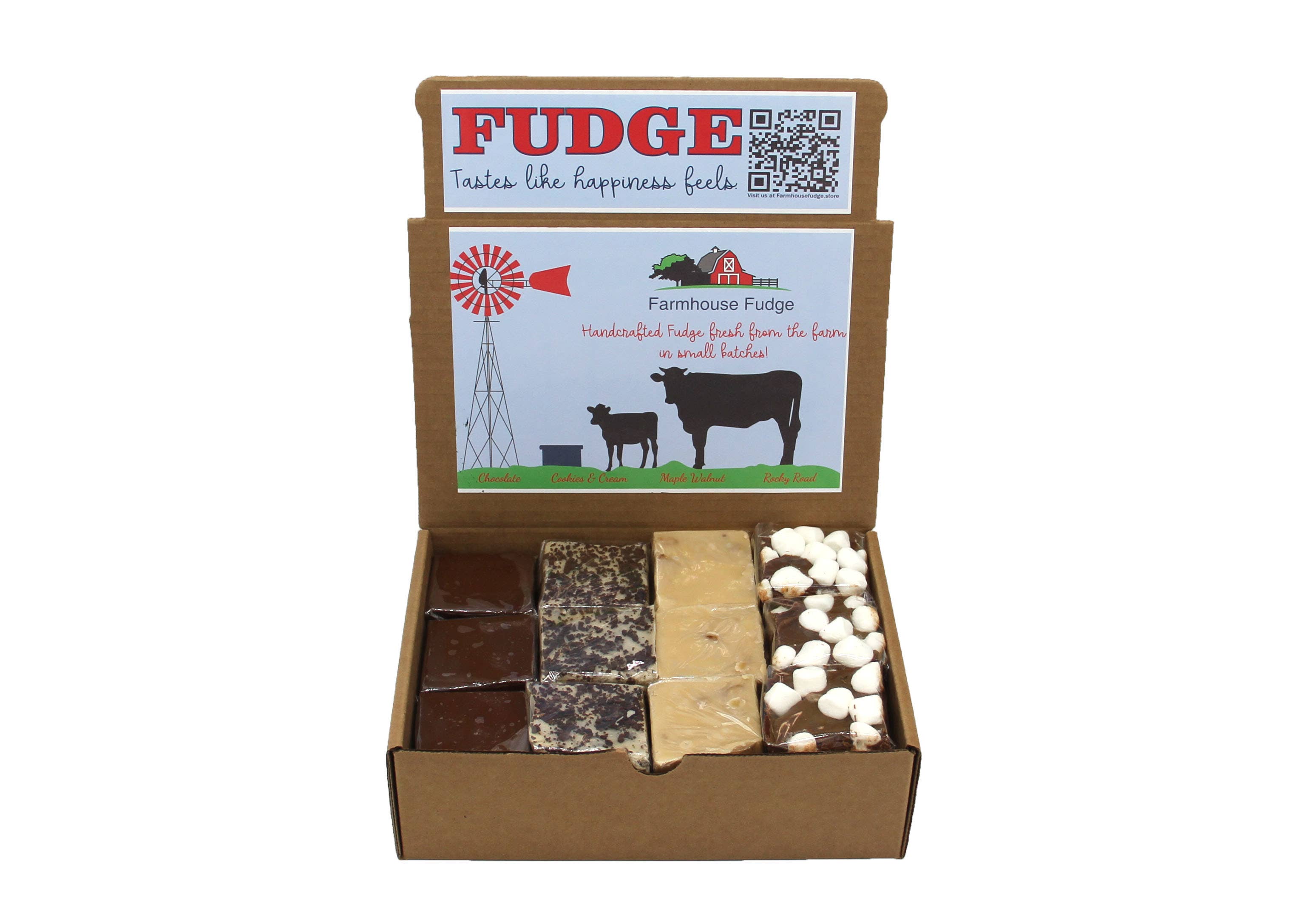 Wholesale Farmhouse Fudge: 1/4LB Fudge POS Display Boxes for your store ...