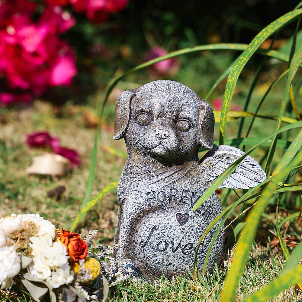 Wholesale Pet Memorial Angel Statue Resin Dog Cat Garden Decor for your ...