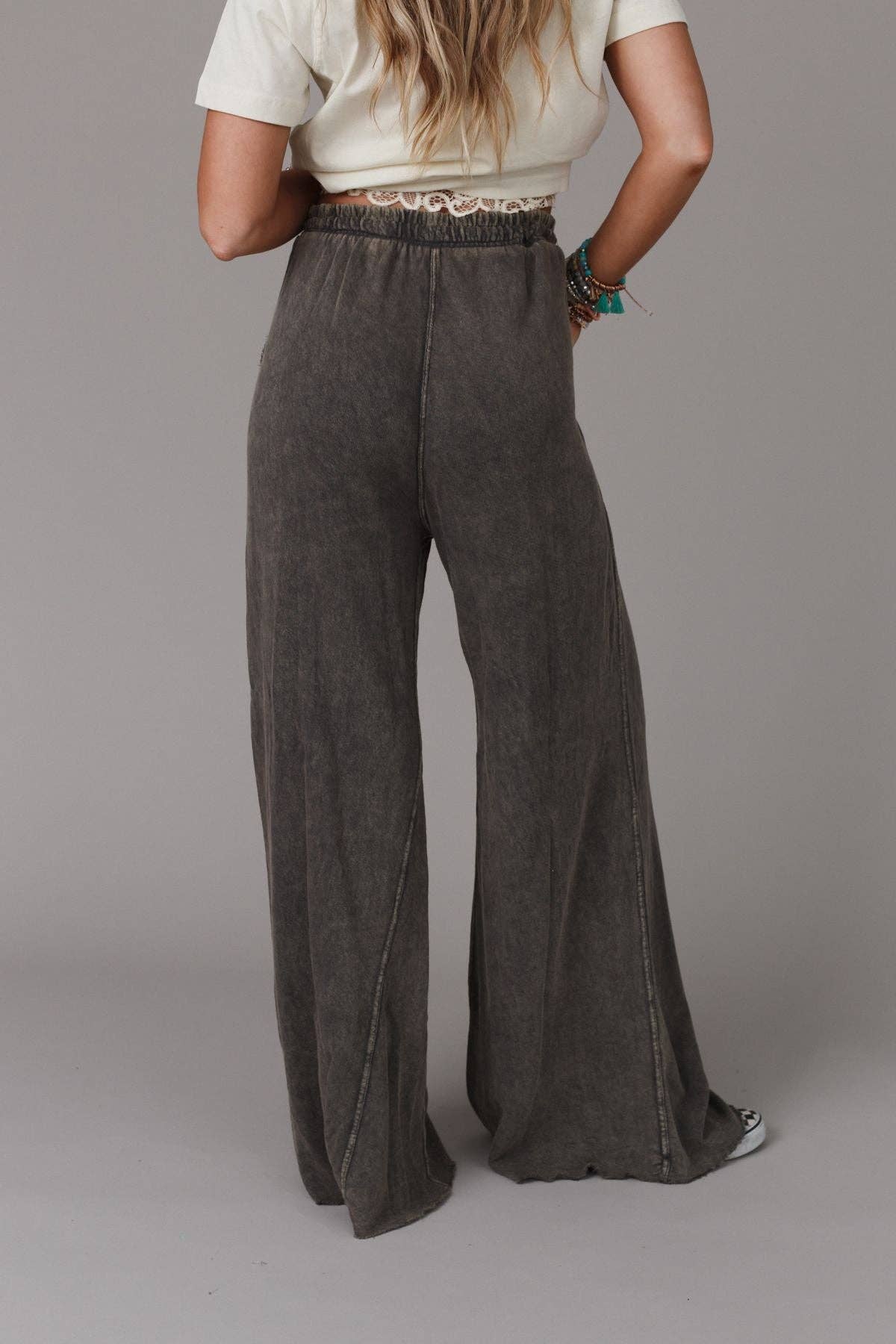 Wholesale Relaxing Robin Wide Leg Pant - New Charcoal for your store ...