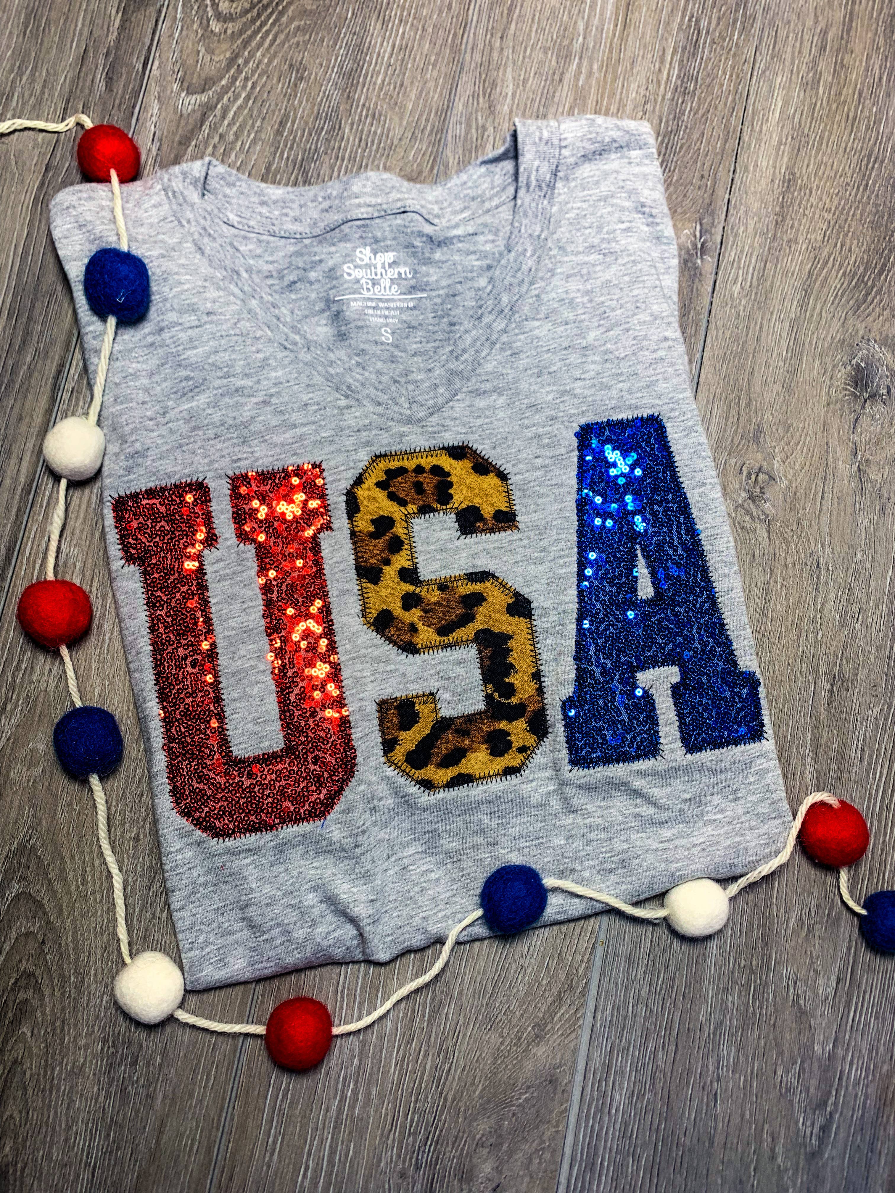 Wholesale USA Patriotic 4th of July Handmade Short Sleeve for your ...