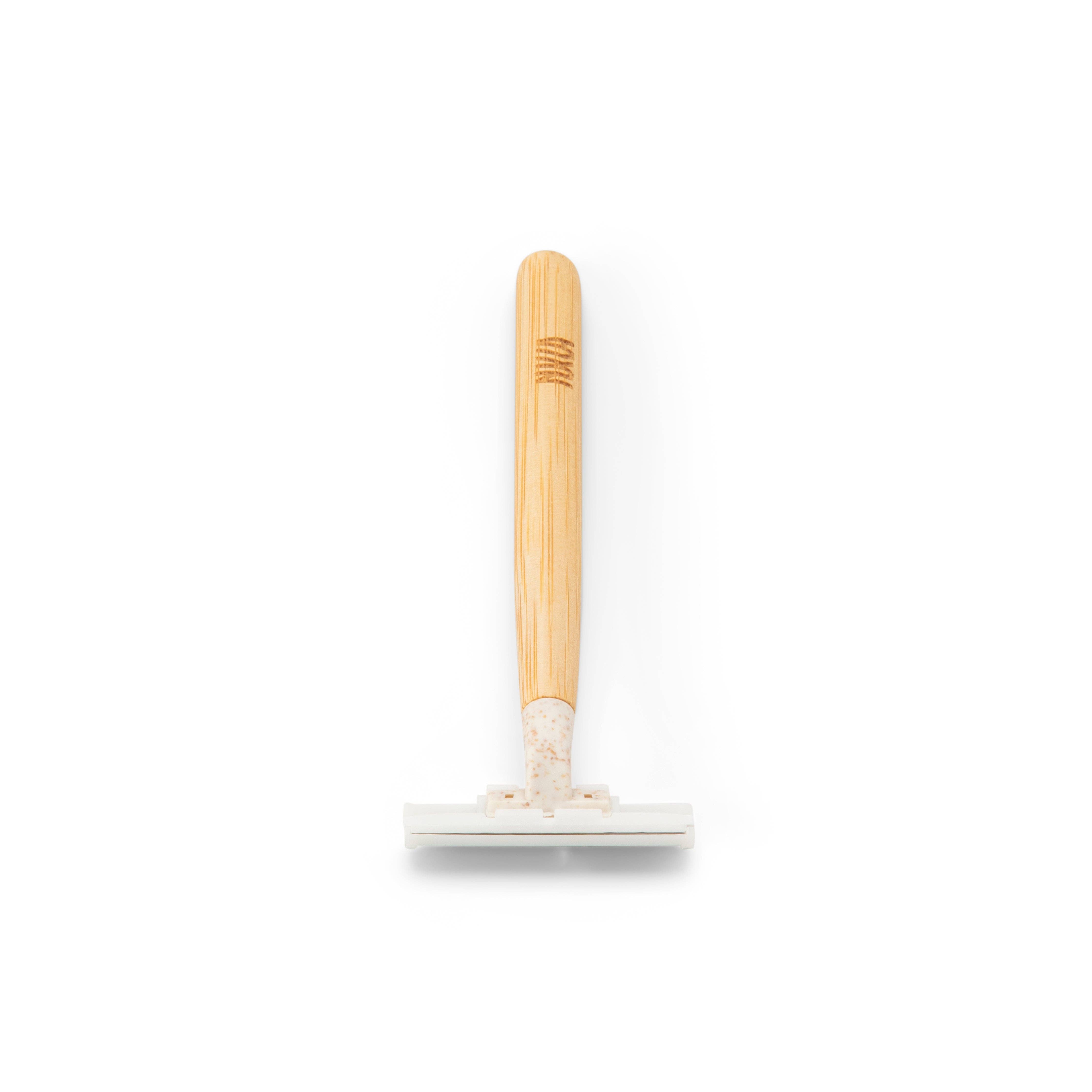 Wholesale 3 Blades - Bamboo disposable razor - Sunset Orange for your ...