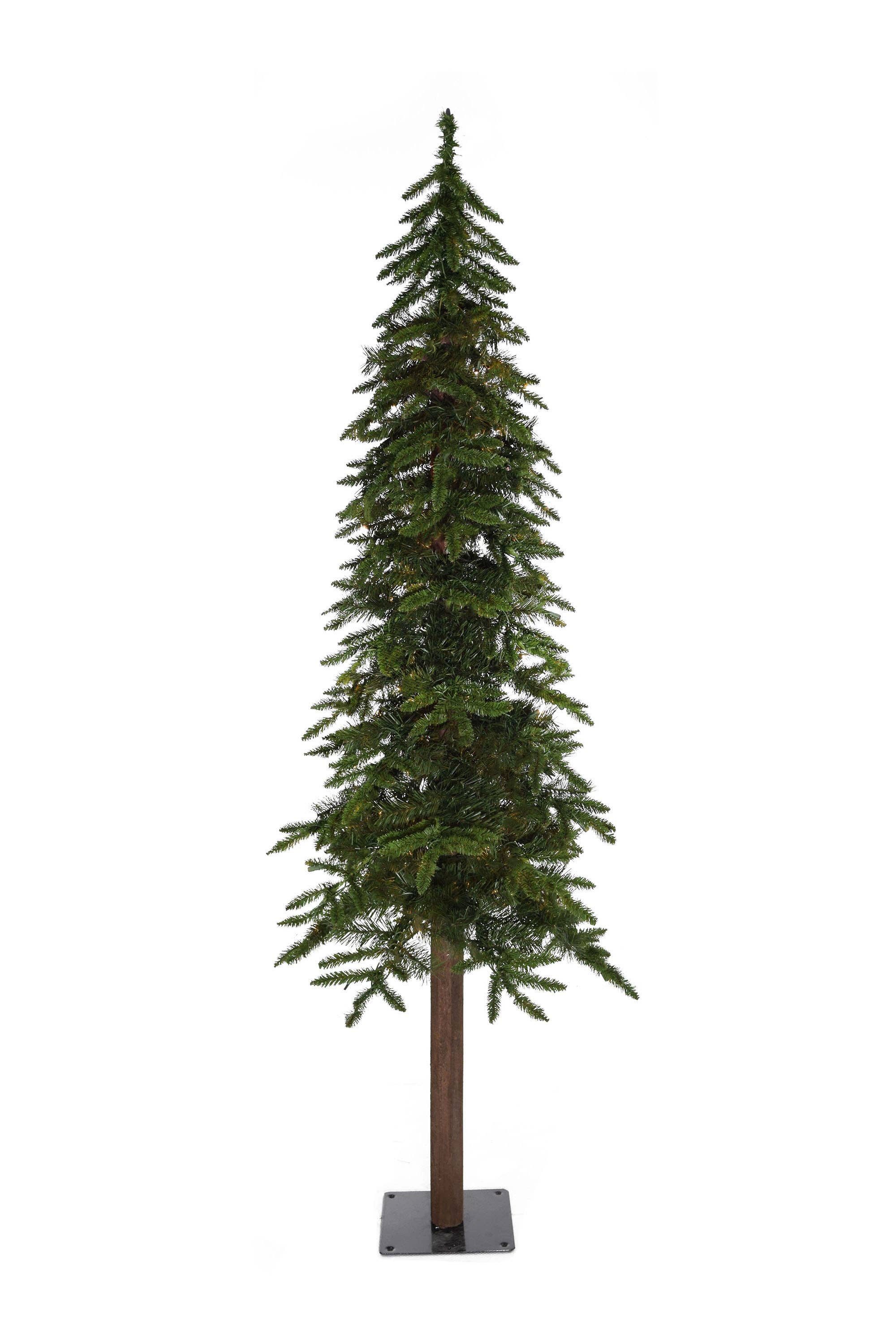 Wholesale 6' Natural Alpine Tree, Diameter 32", 482 tips, Square Metal ...