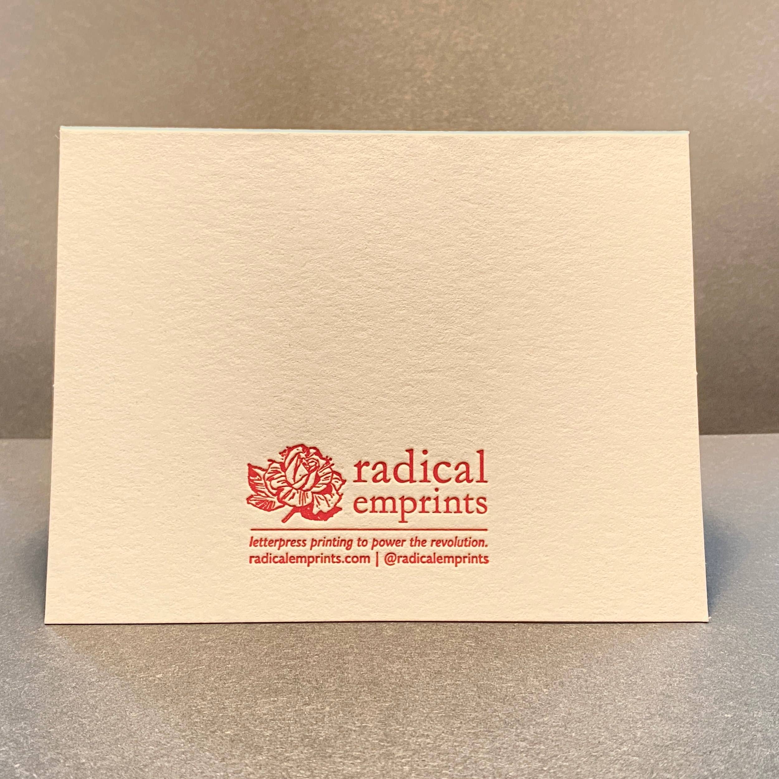 Wholesale Letterpress Printed Thank You Note for your store - Faire