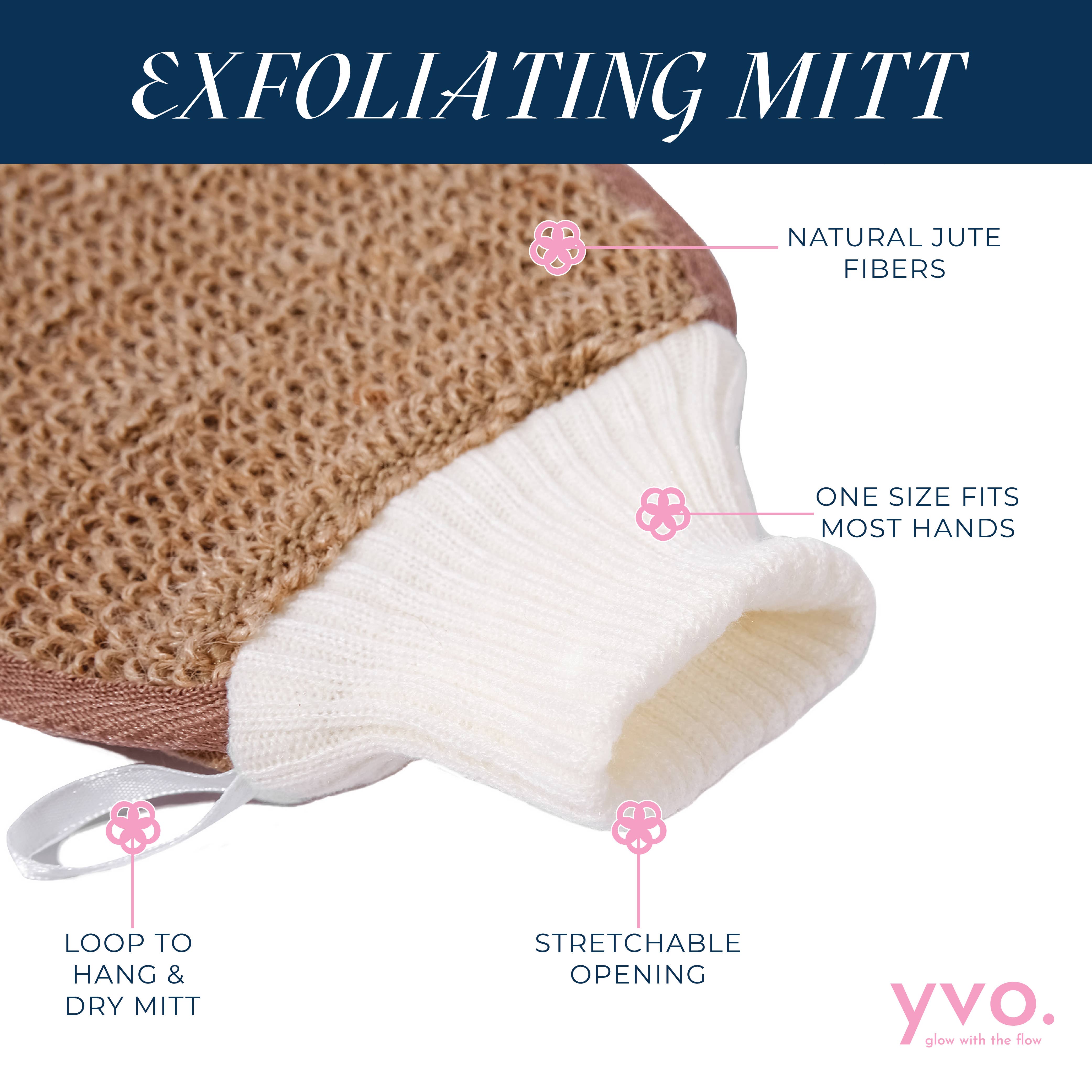 Wholesale Natural Jute Body Mitt for your store - Faire