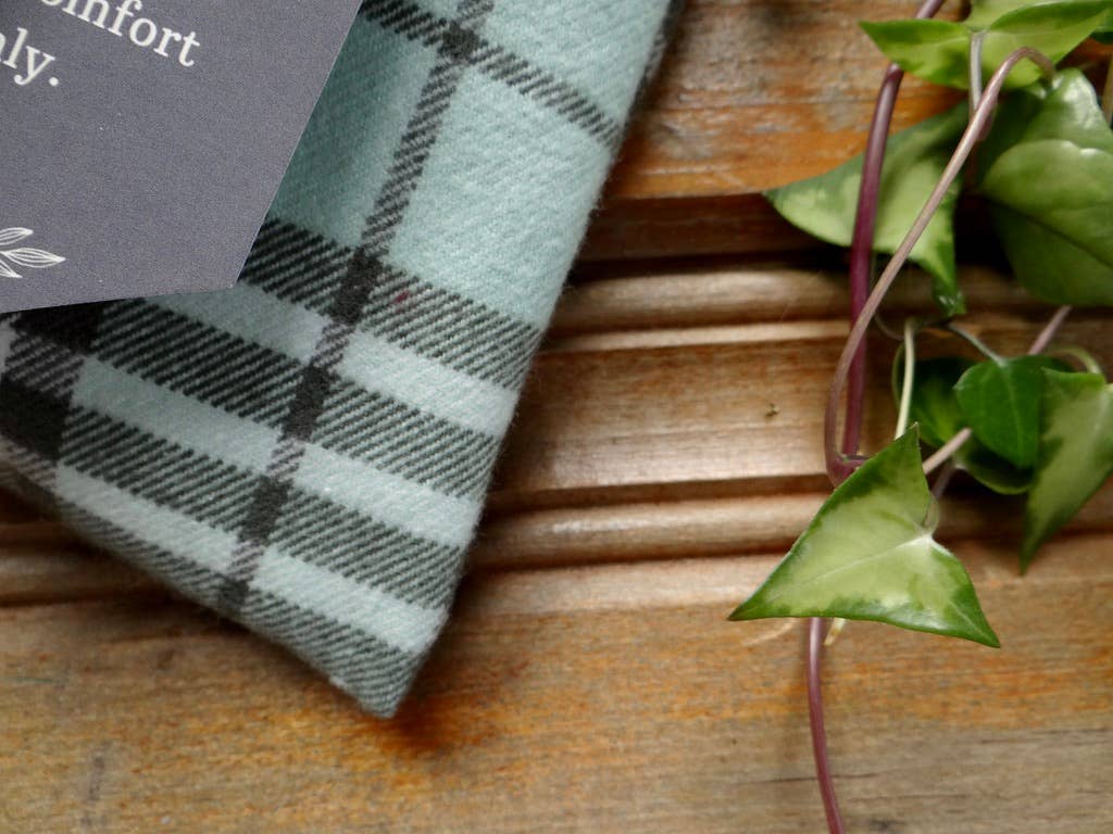 Wholesale Washable Microwavable Reusable Heating Pad Teal Plaid for ...