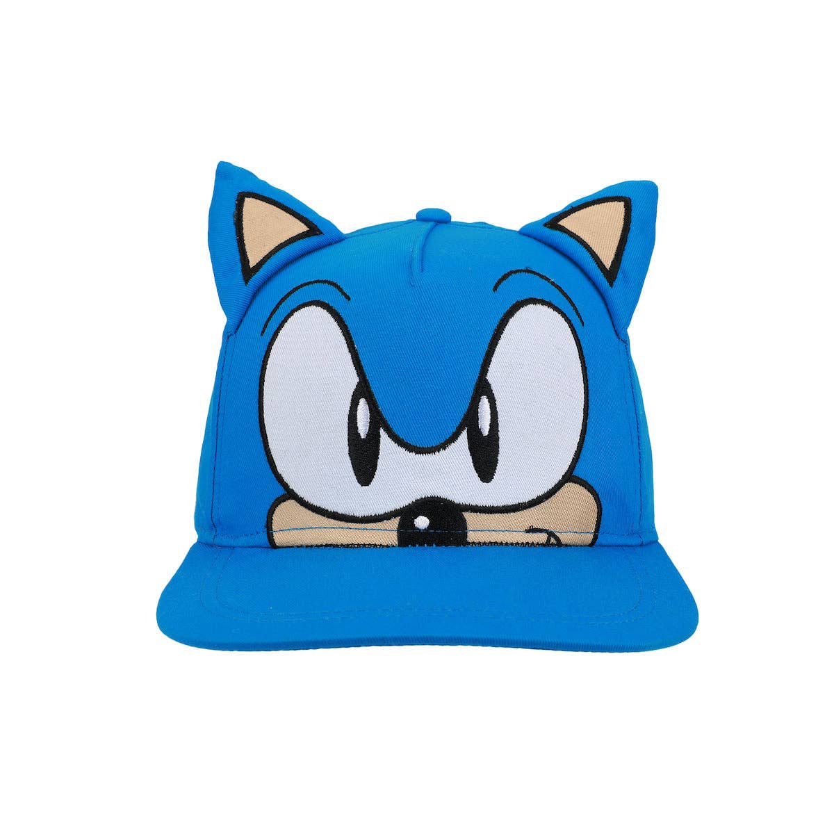 Wholesale Sonic The Hedgehog Big Face Youth Blue Snapback Hat for your ...