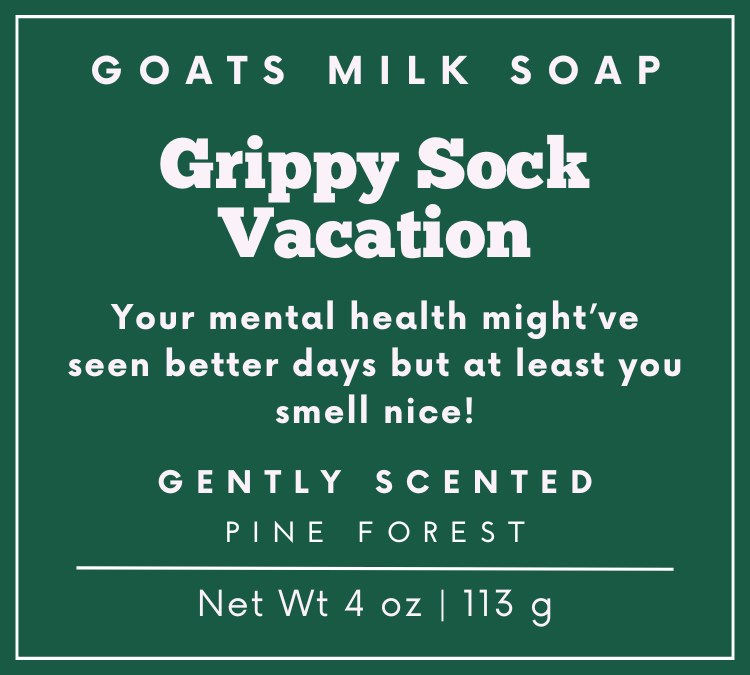 Wholesale Pine Forest | funny mental health | Grippy Sock Vacation for ...
