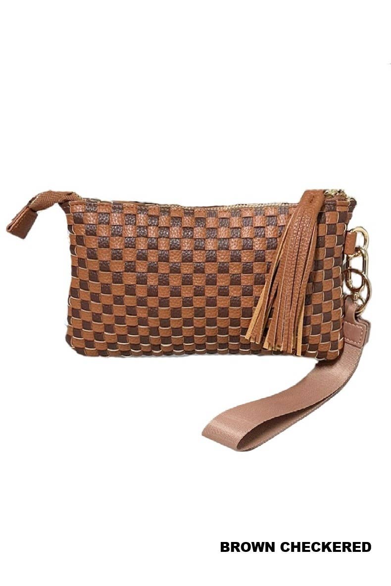 Wholesale Genuine Woven Wonderlust Clutch Wristlet for your store - Faire