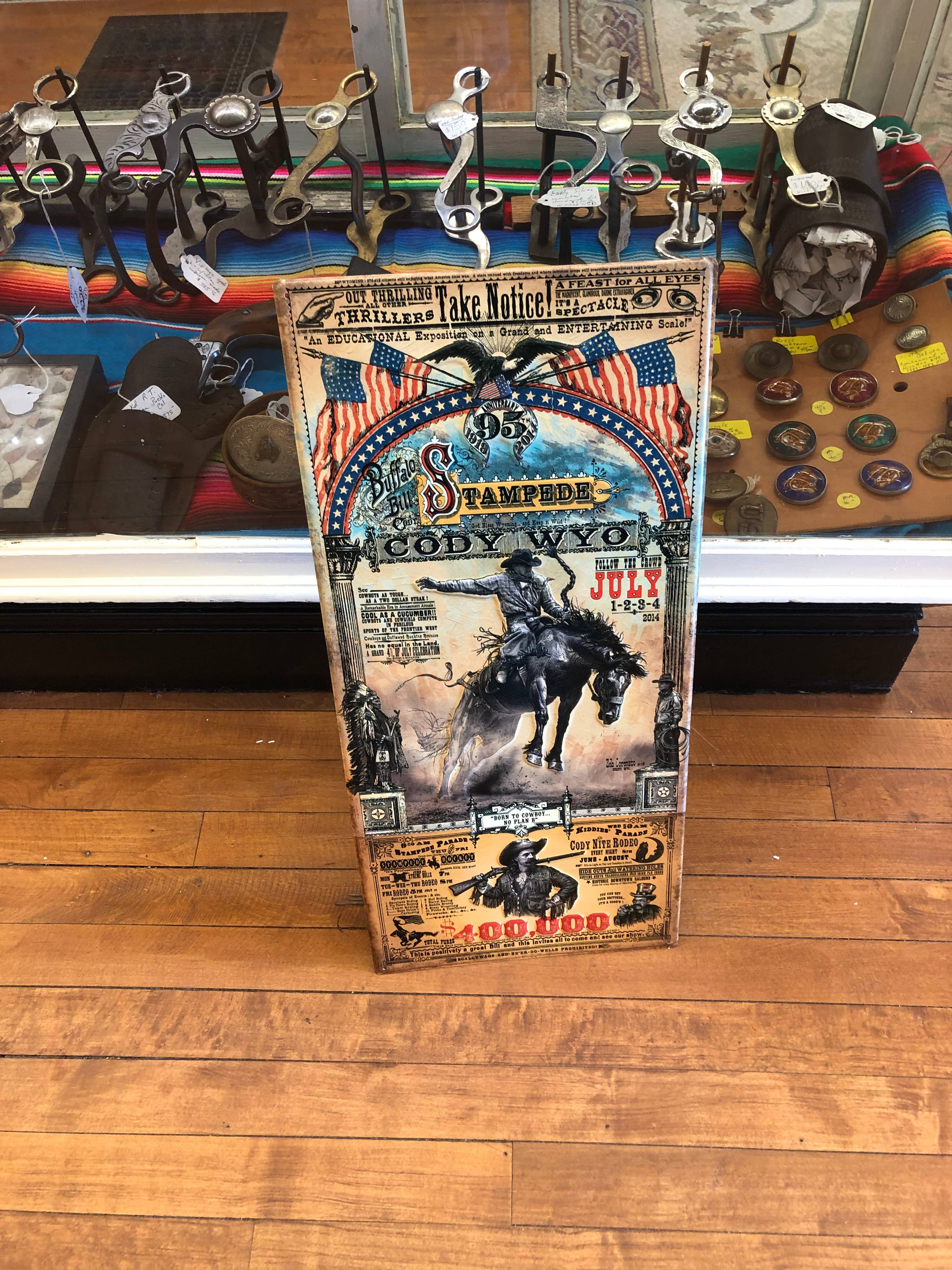 Wholesale Wood Framed (3) - (Metal Sign) Bob Coronato rodeo posters for ...