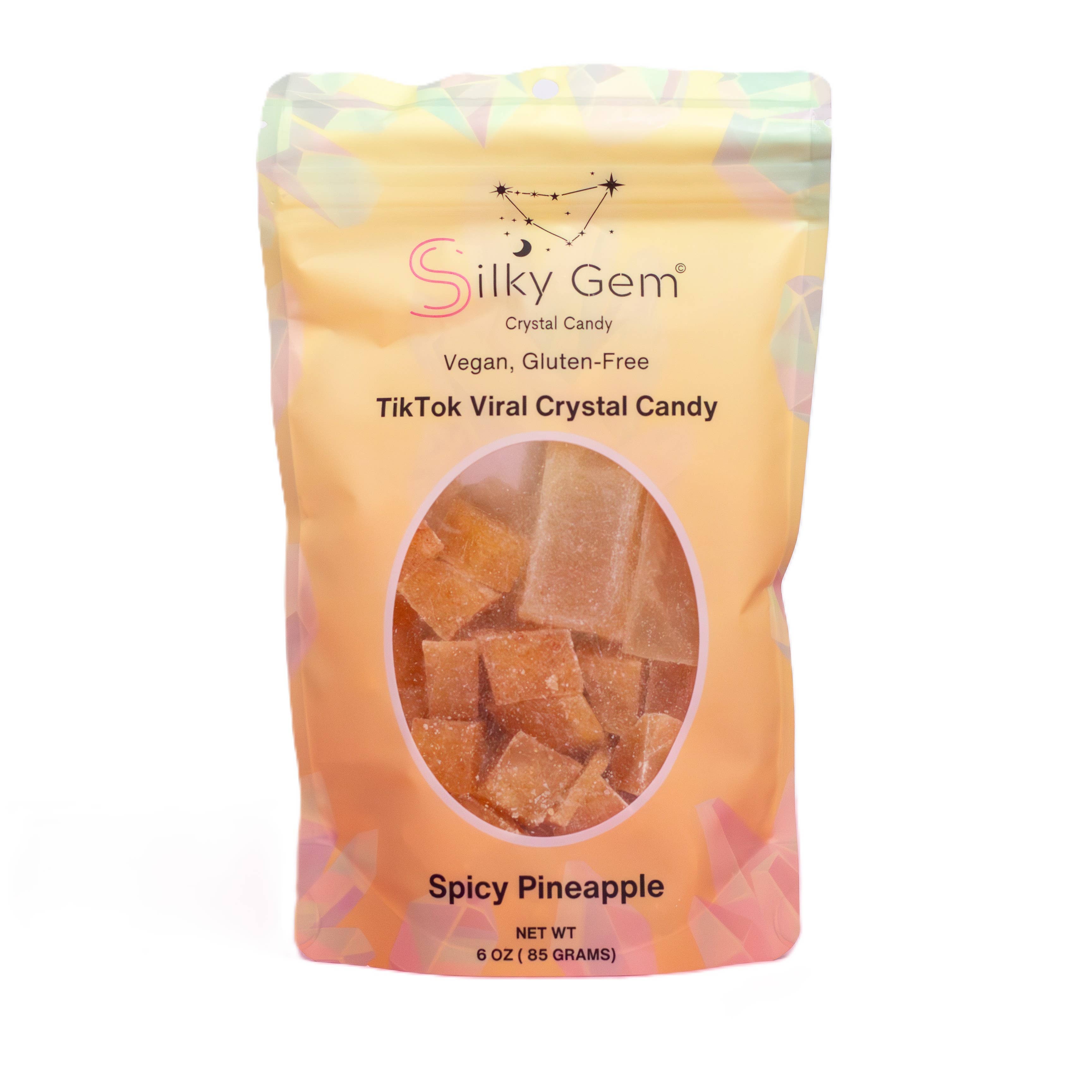 Wholesale Silky Gem Crystal Candy Spicy Pineapple Bites 6oz, 12ct for ...