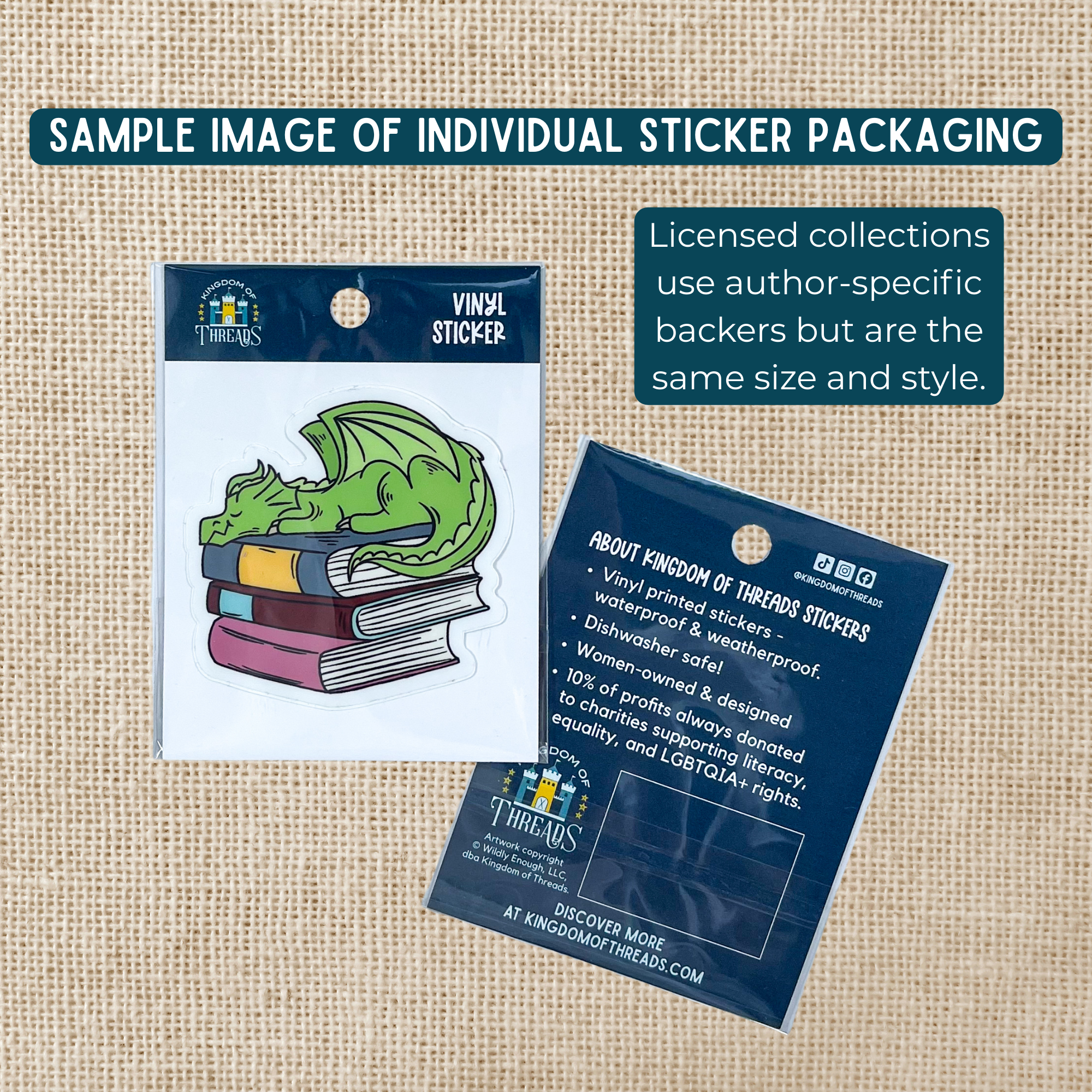 Wholesale Dragons Protect You Sticker | Daughter of the Moon Goddess ...