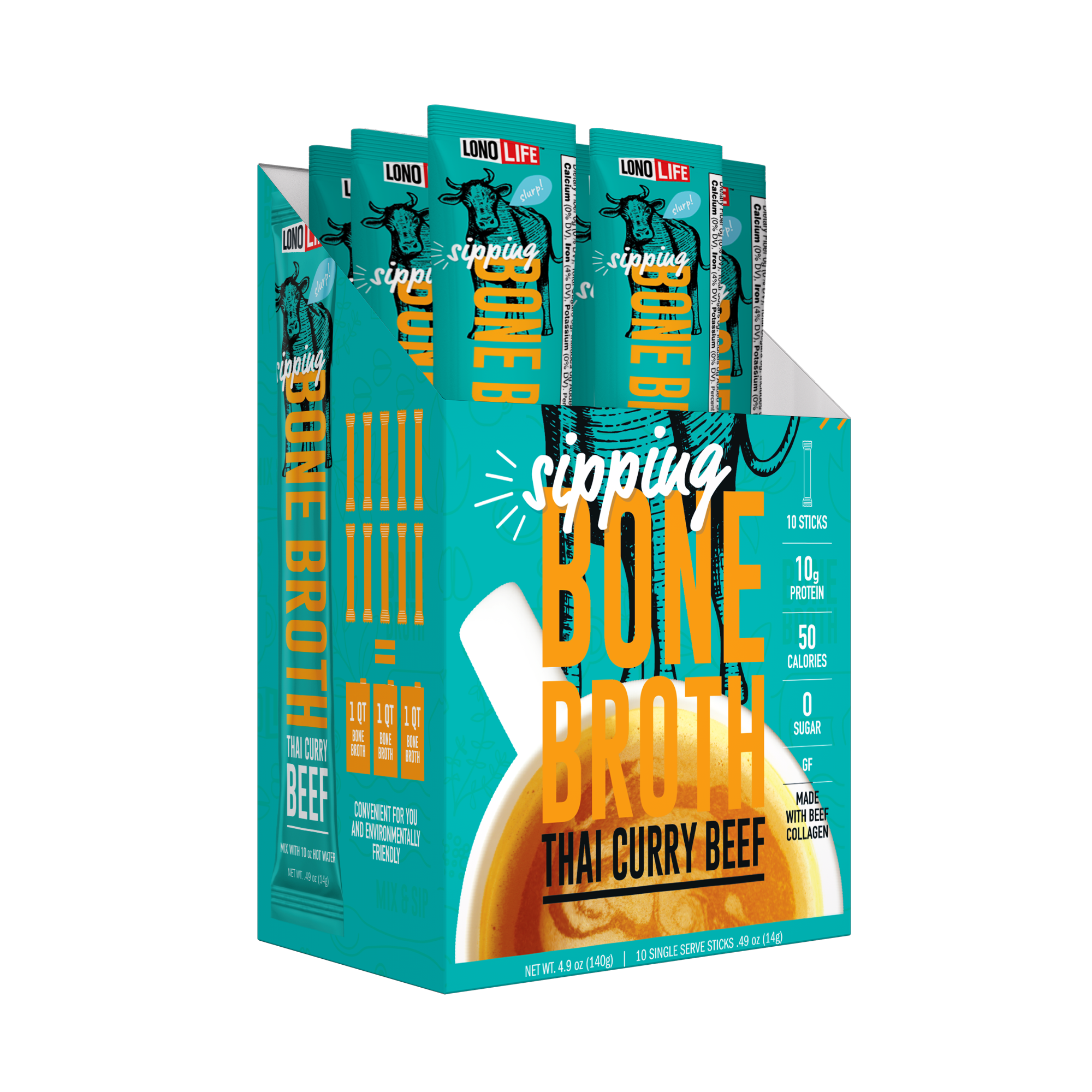 Wholesale Thai Curry Beef Bone Broth for your store - Faire