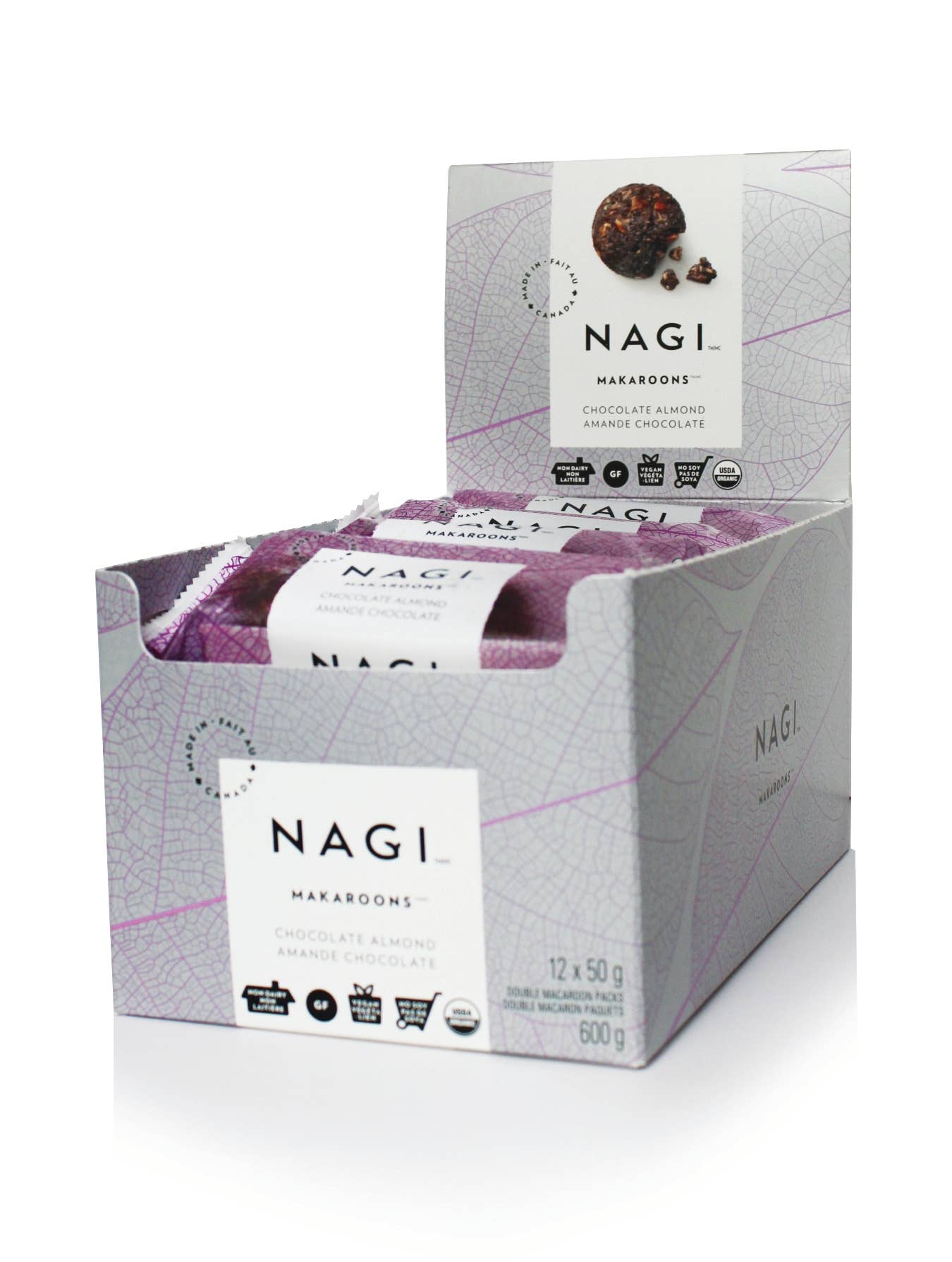 Wholesale NAGI- Organic Macaroon Protein Snacks - Chocolate Almond for ...