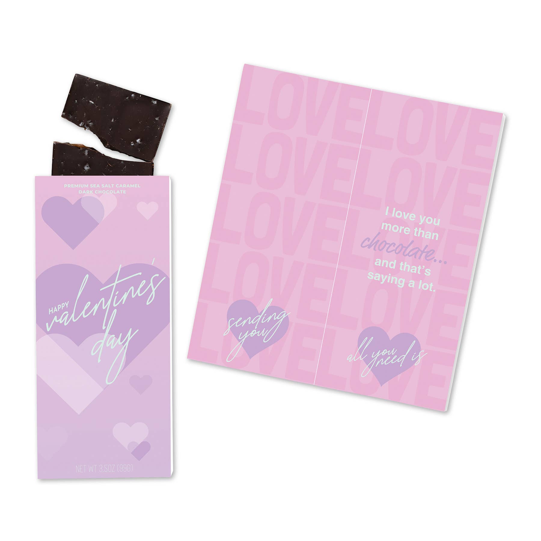 Wholesale NEW- Valentine's Day Chocolate Bar-I Love You More than Choc ...