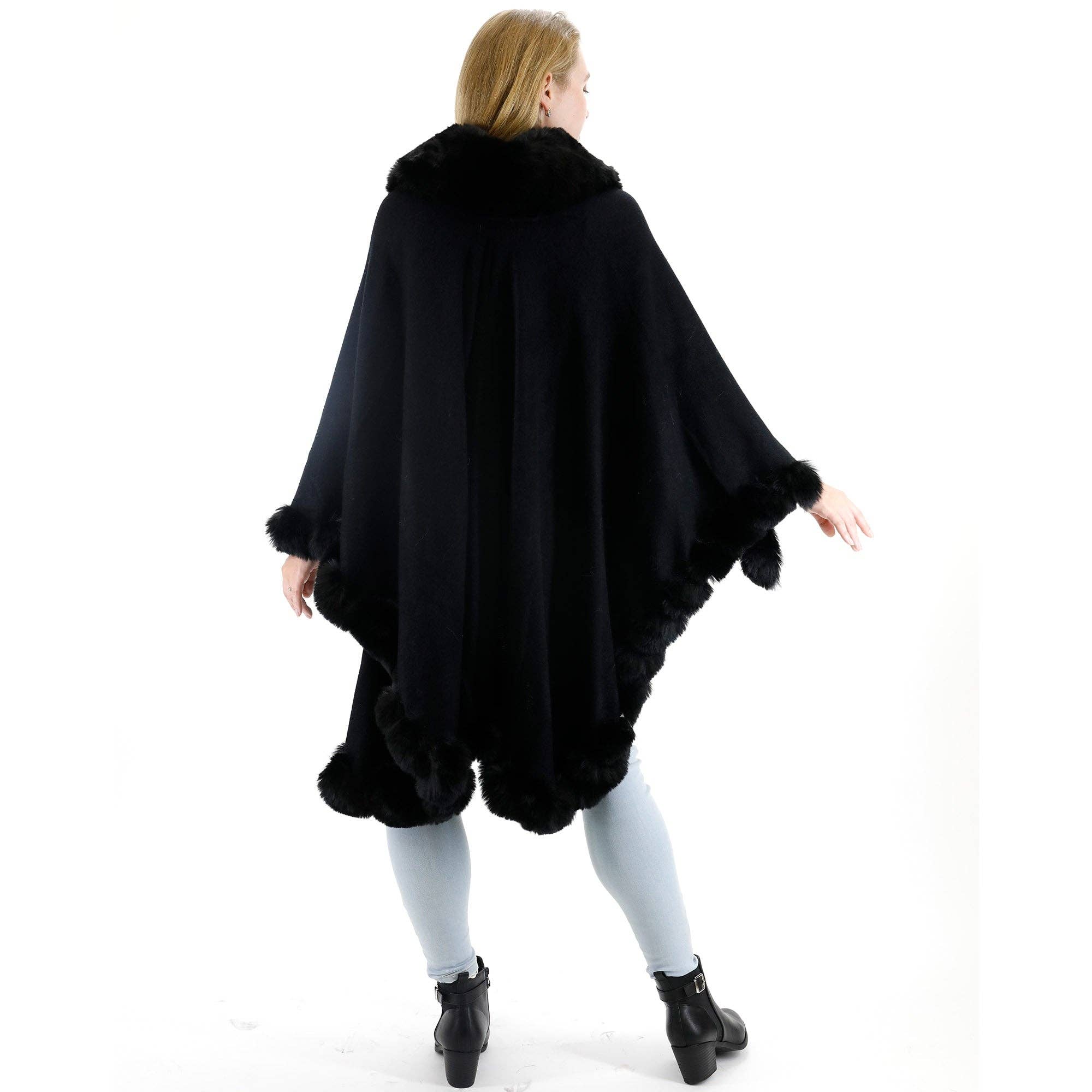 Wholesale Solid Color Fur Shawl SW3719.. (3PC) for your store - Faire